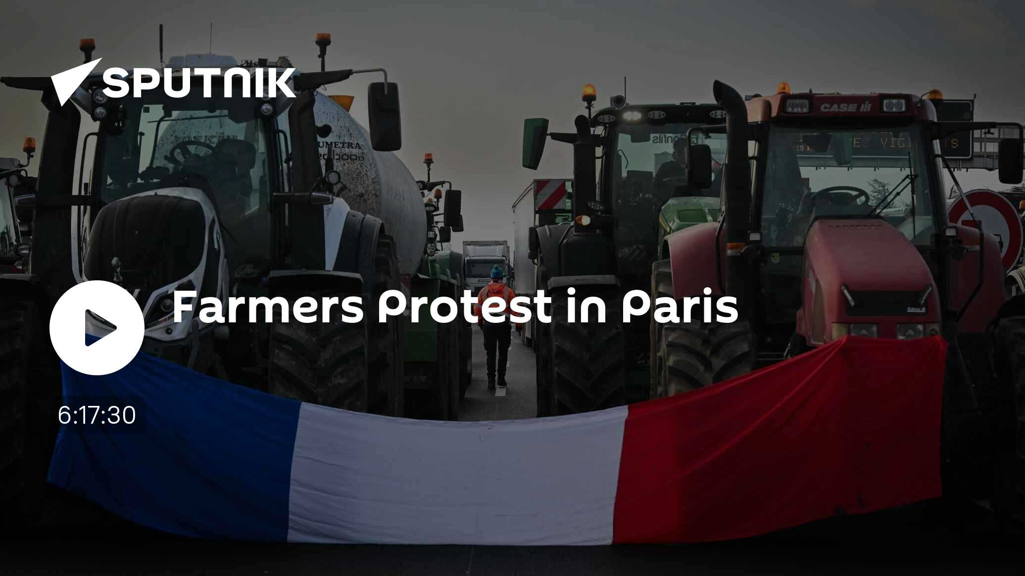 Farmers Protest in Paris