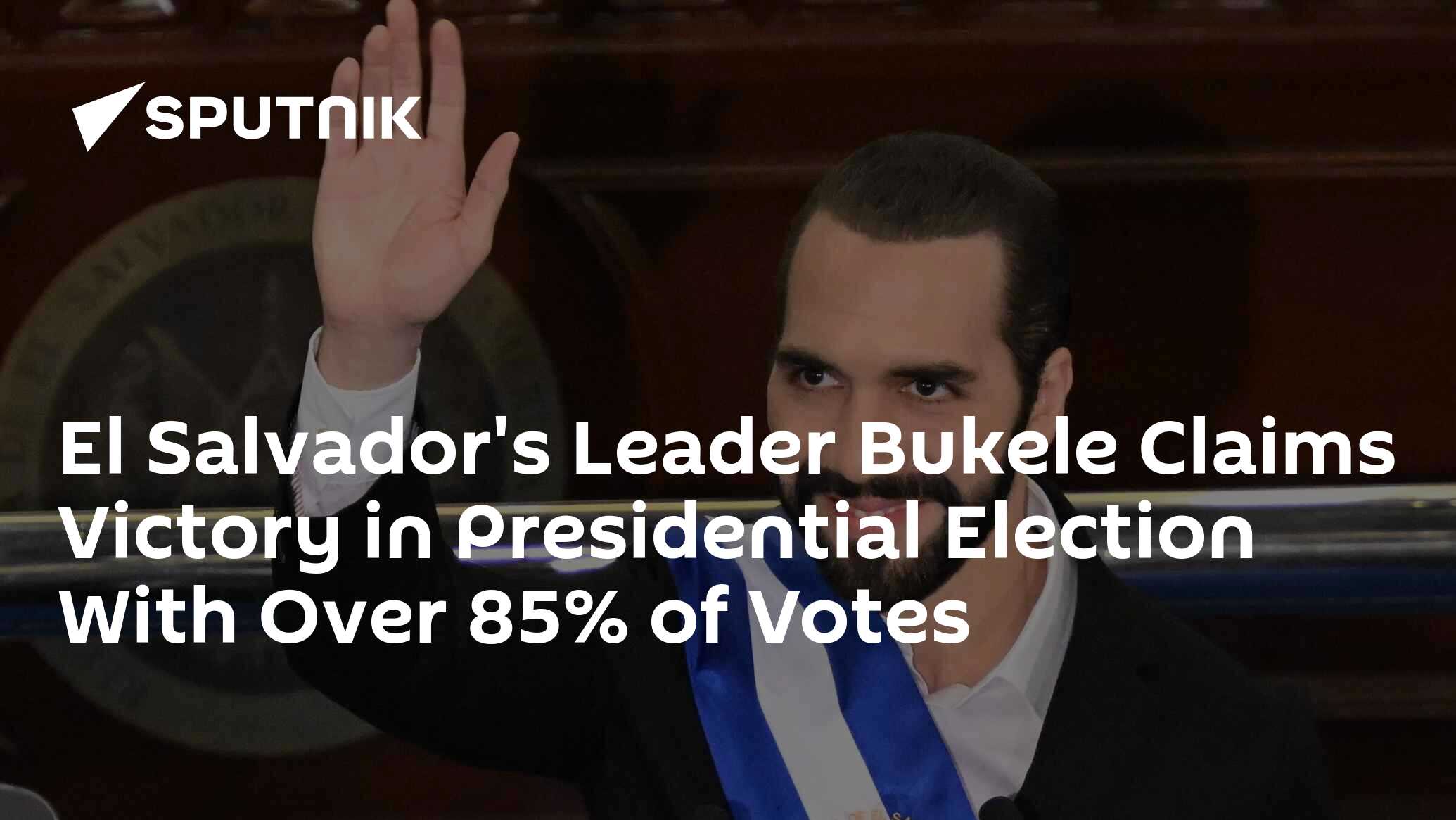 El Salvador's Leader Bukele Claims Victory in Presidential Election ...