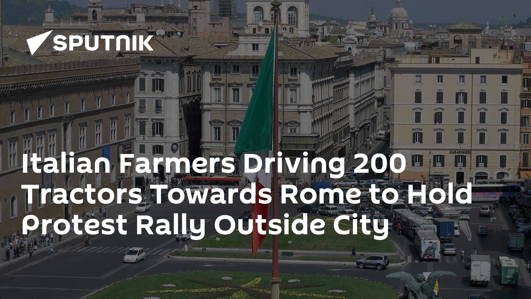 Italian Farmers Driving 200 Tractors Towards Rome to Hold Protest Rally ...