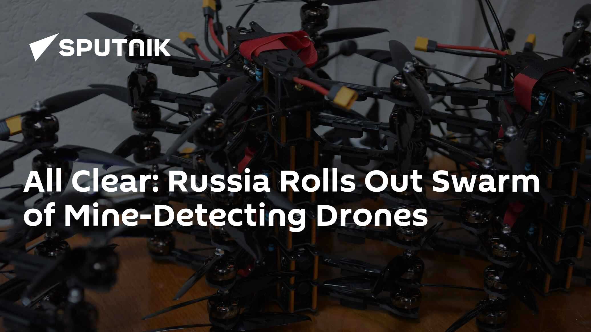 Russia Rolls Out Swarm of Mine Detecting Drones