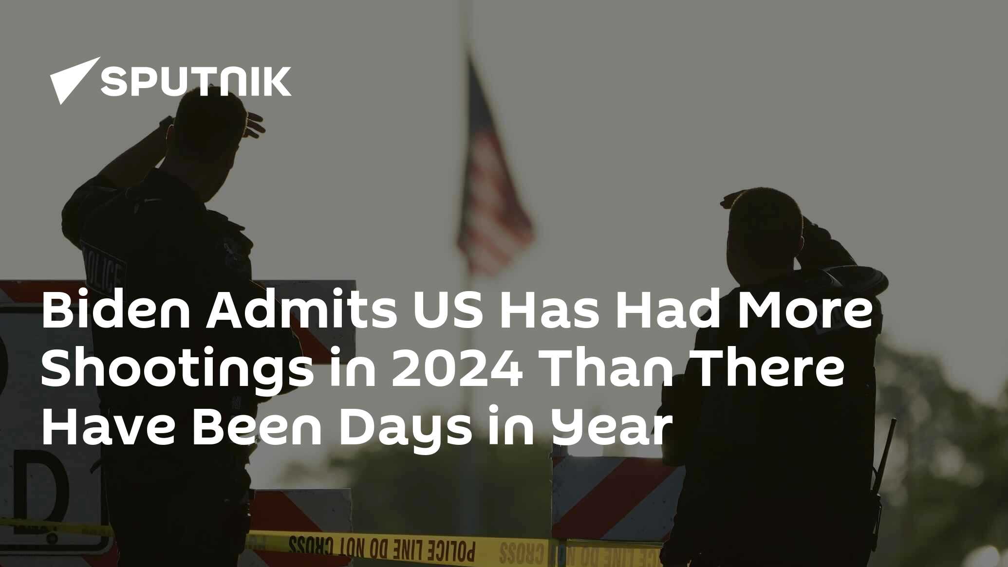 Biden Admits US Has Had More Shootings in 2024 Than There Have Been ...