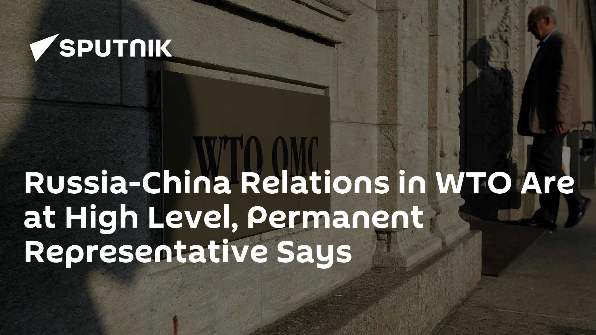 Russia-China Relations in WTO Are at High Level - Permanent Representative