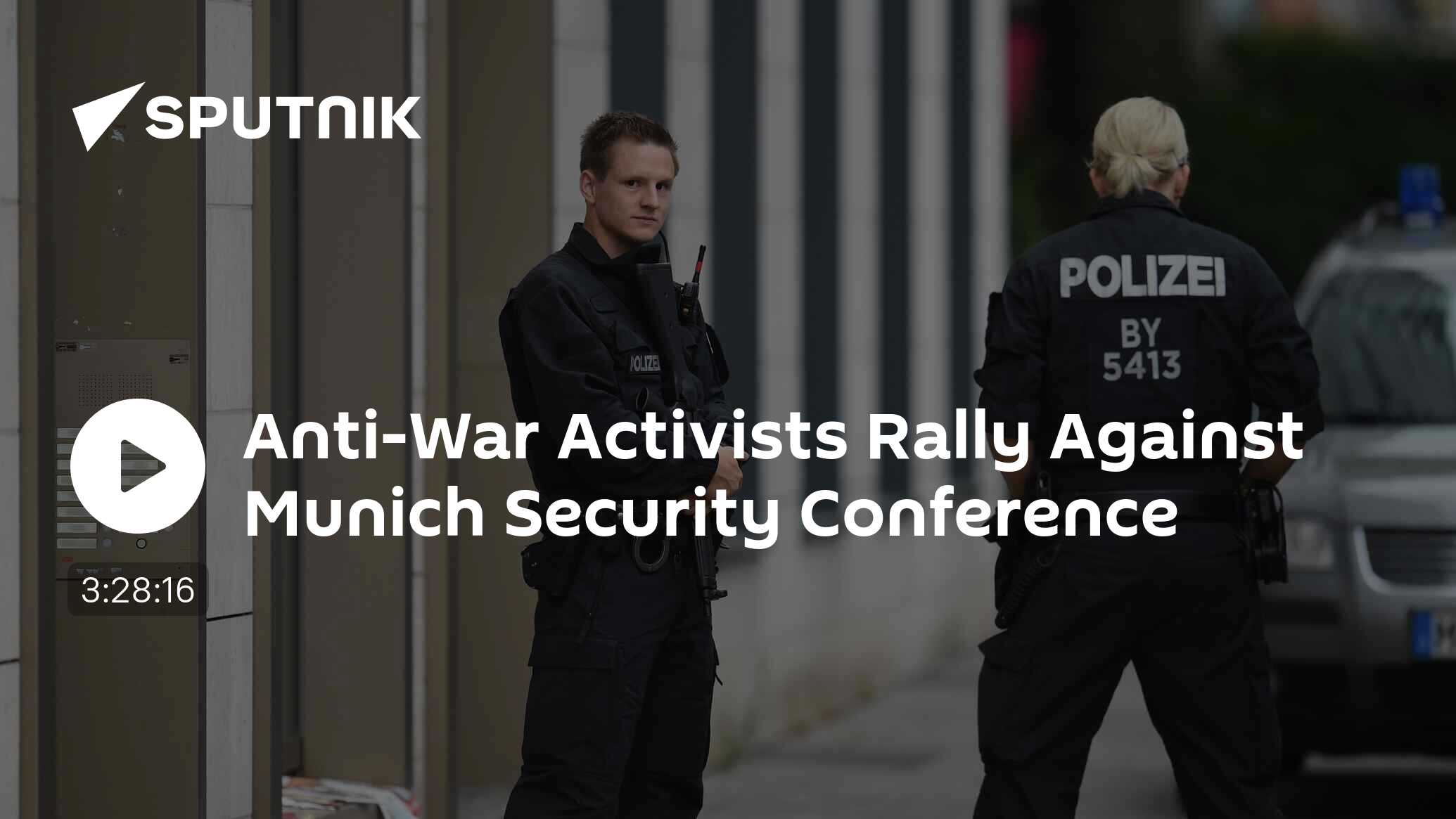 Demonstrators Rally Against Munich Security Conference
