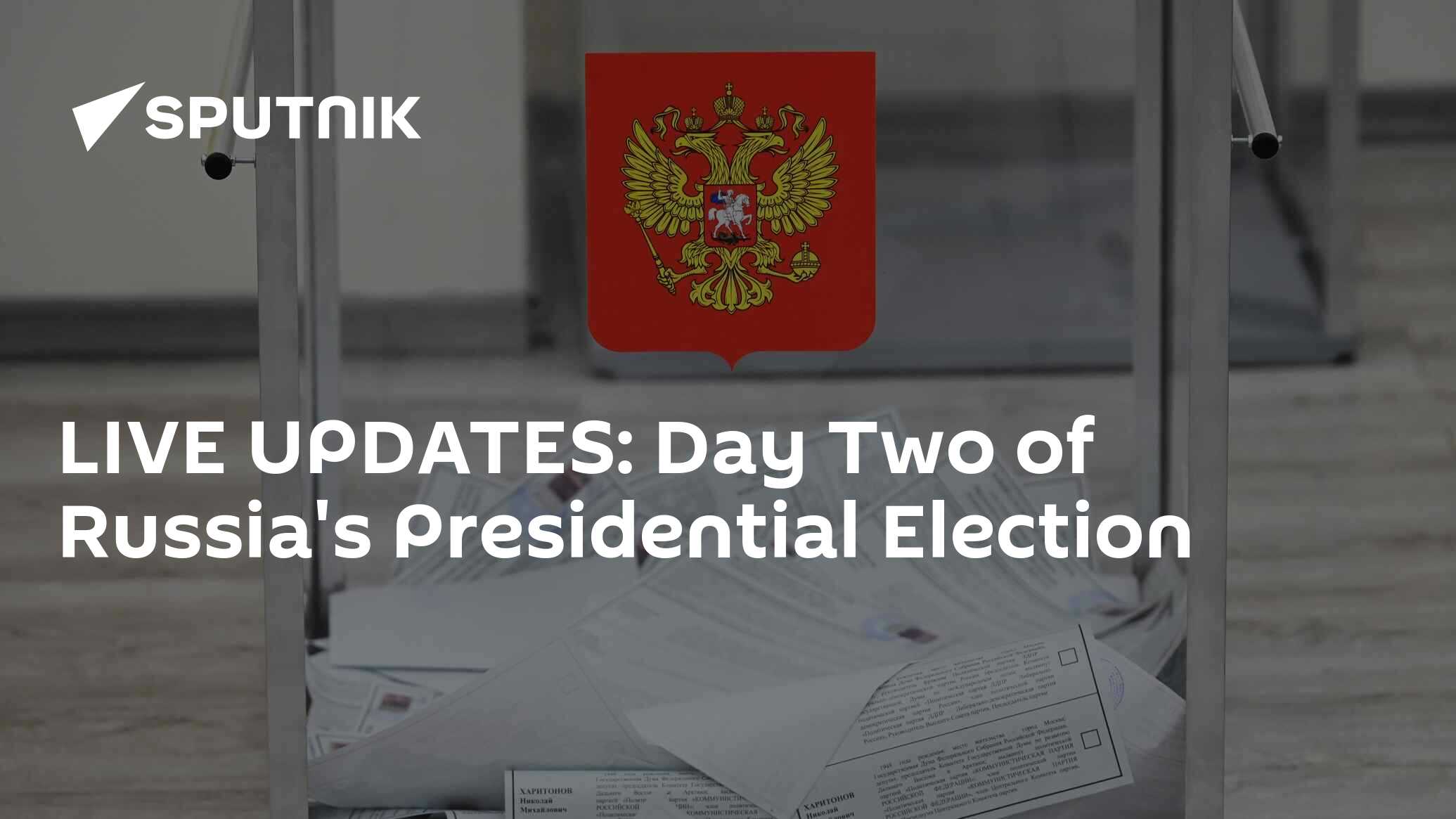 Live Updates: Day Two of Russia's Presidential Election