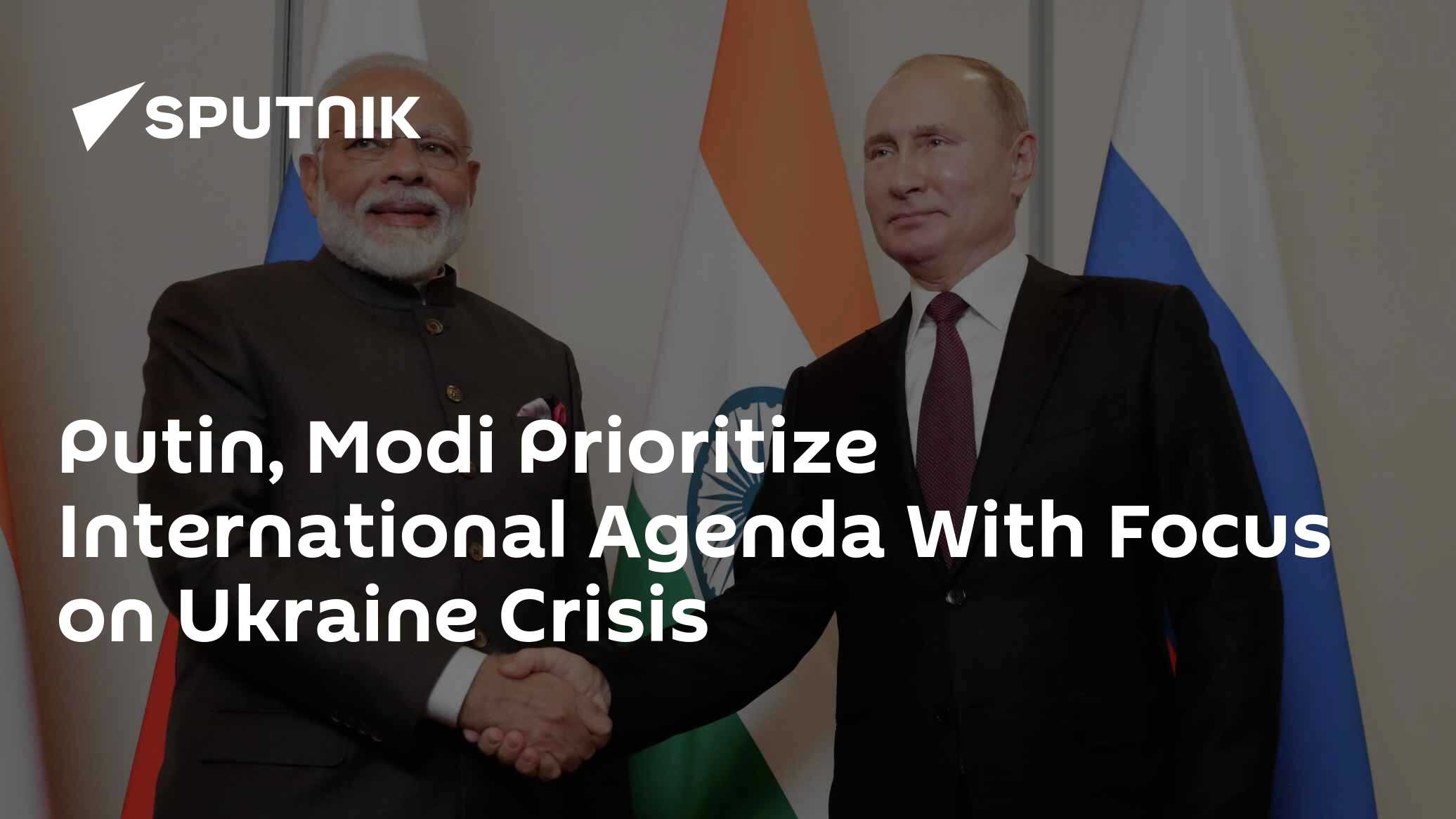 Putin, Modi Discuss International Agenda, Including Situation Around ...