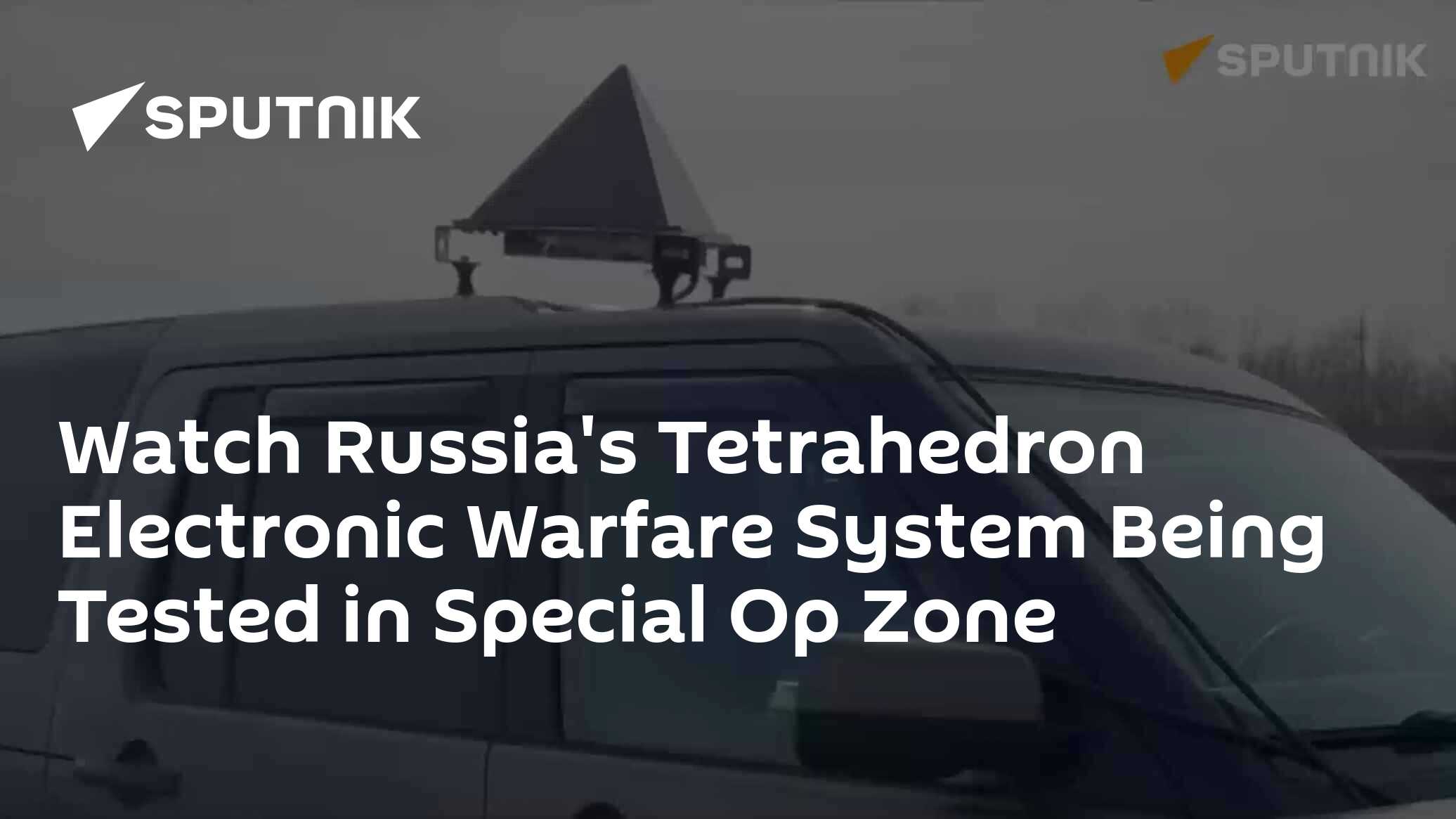 Watch Russia's Tetrahedron Electronic Warfare System Being Tested in ...