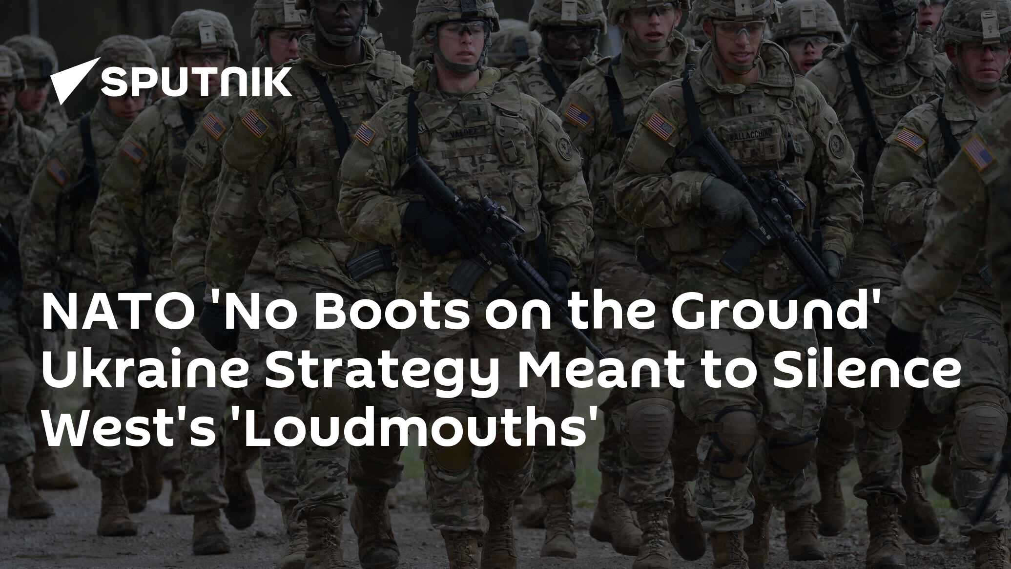 NATO 'No Boots on the Ground' Ukraine Strategy to 'Silence Loudmouths ...