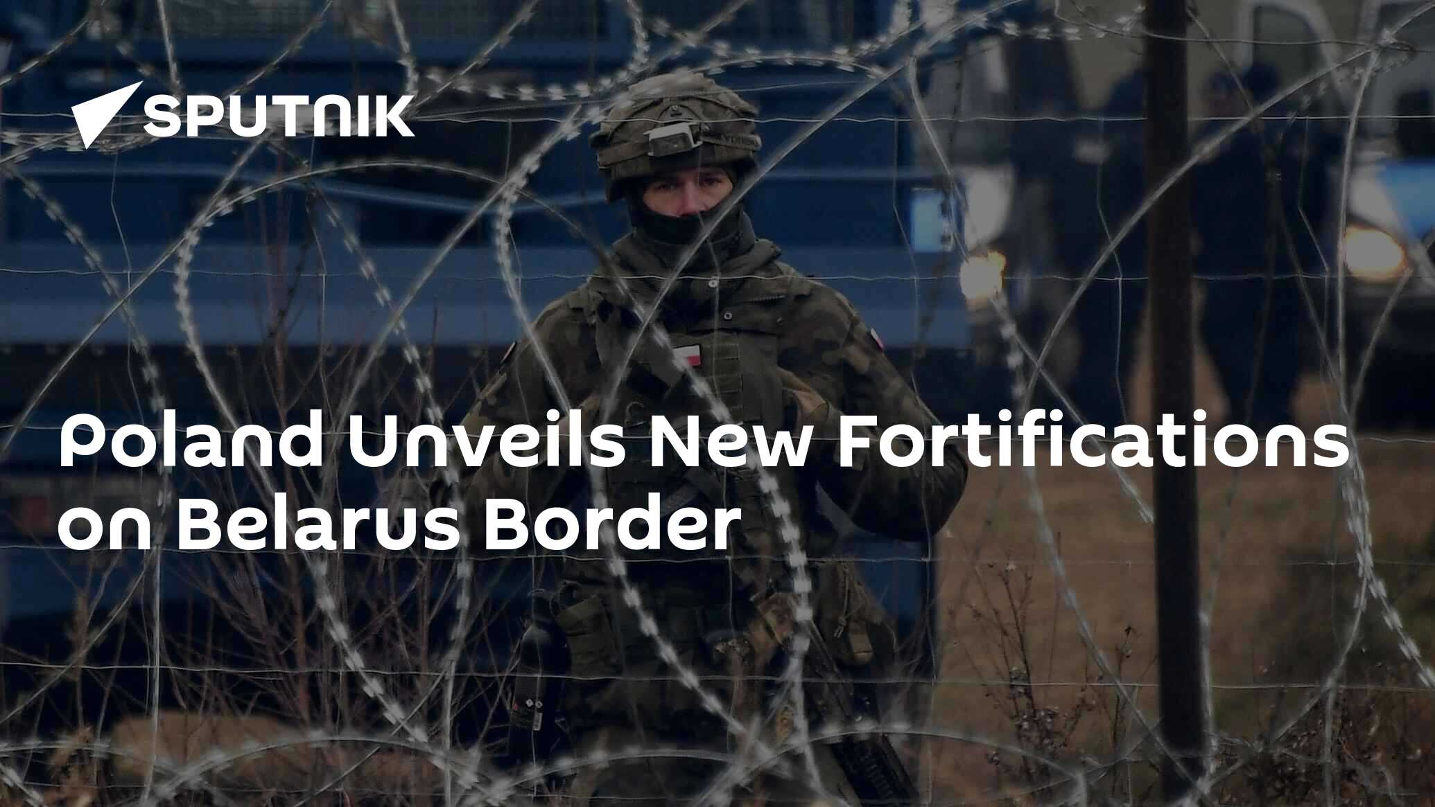 Poland Unveils New Fortifications on the Belarus Border