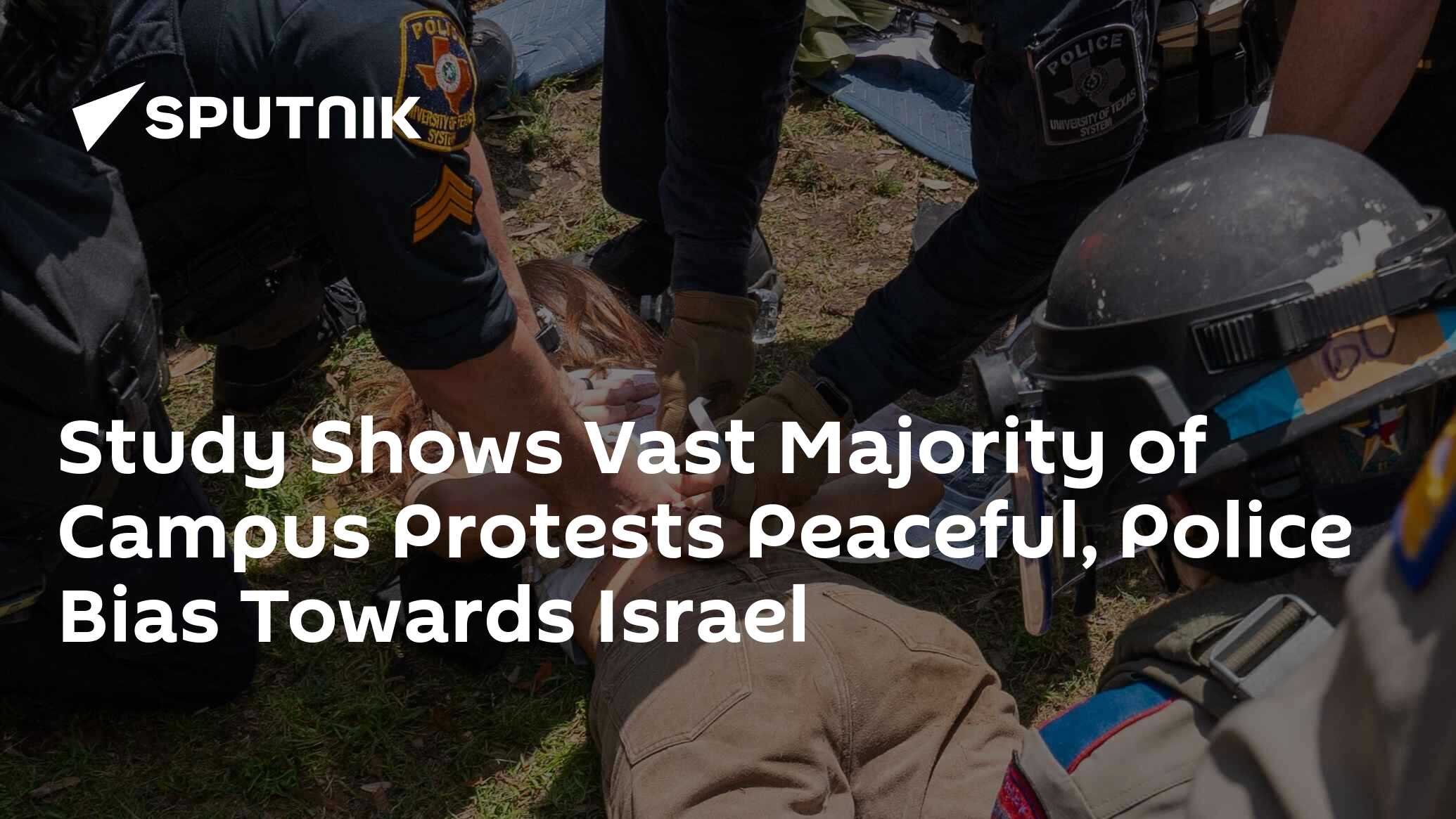 Nearly All Campus Protests Were Peaceful, Study Shows