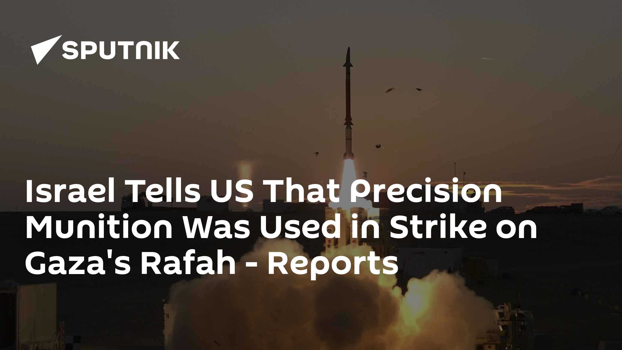 Israel Tells US That Precision Munition Was Used in Strike on Gaza's ...