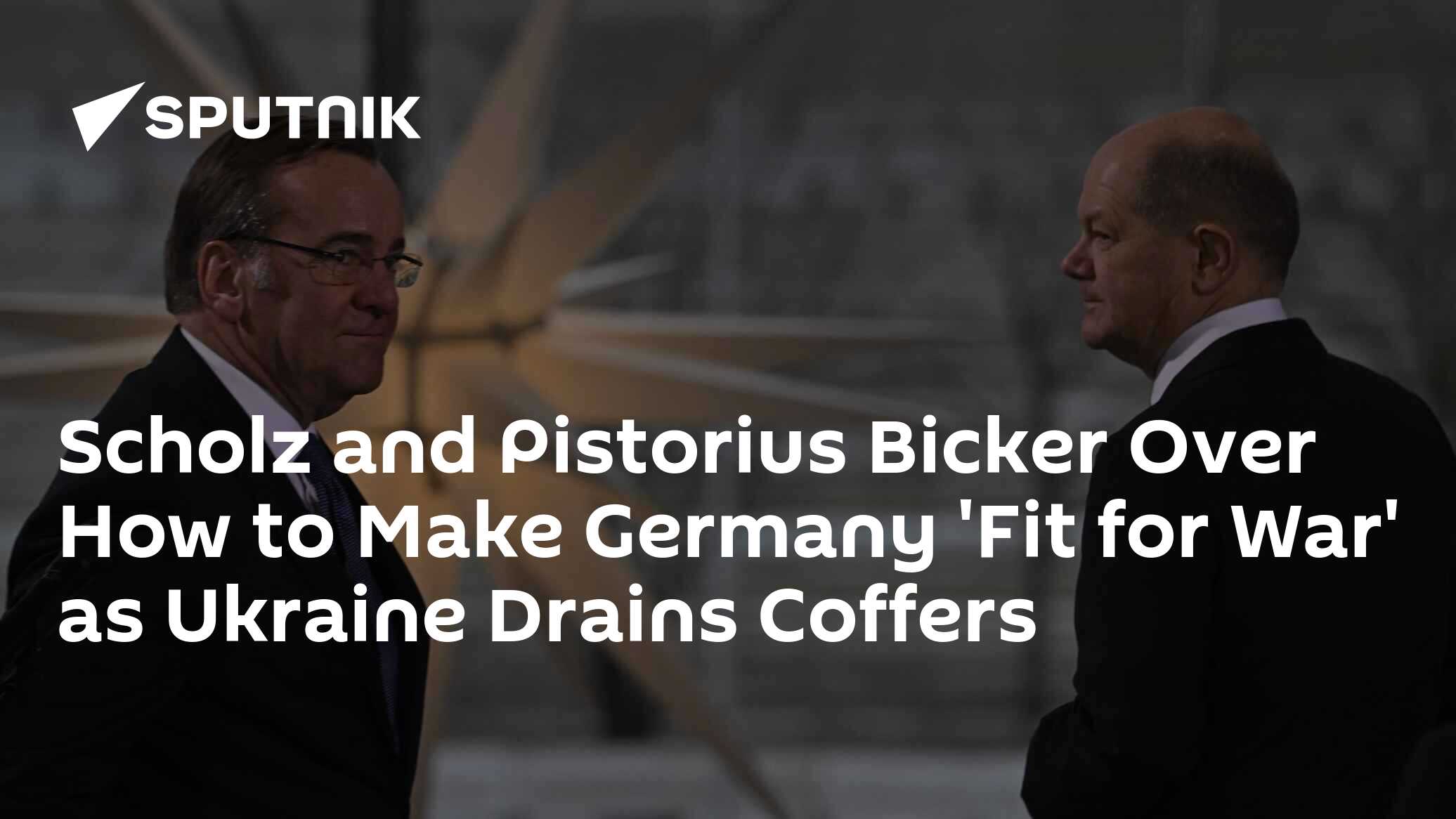 Scholz and Pistorius Bicker Over How to Make Germany 'Fit for War'