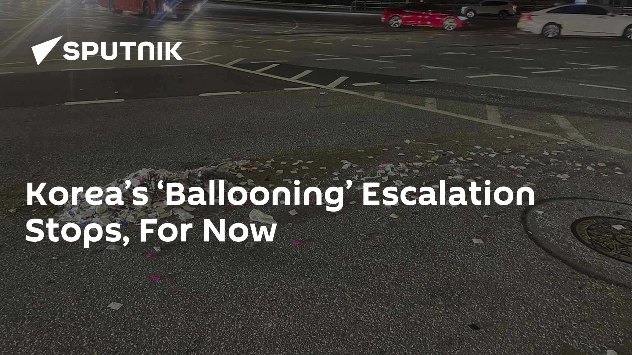 North Korean Trash Balloons Halted, For Now