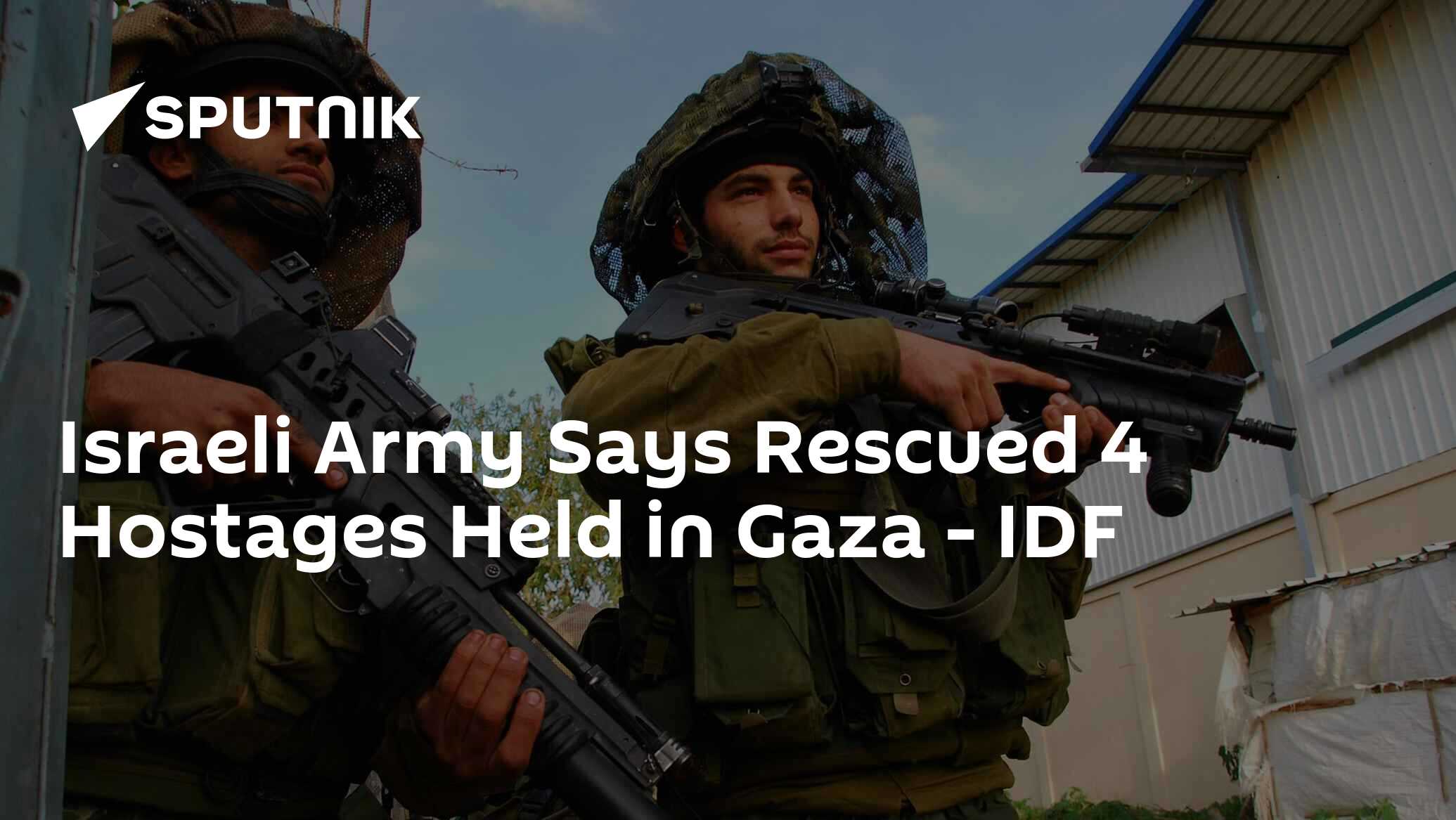 Israeli Army Says Rescued 4 Hostages Held in Gaza - IDF - South Africa ...