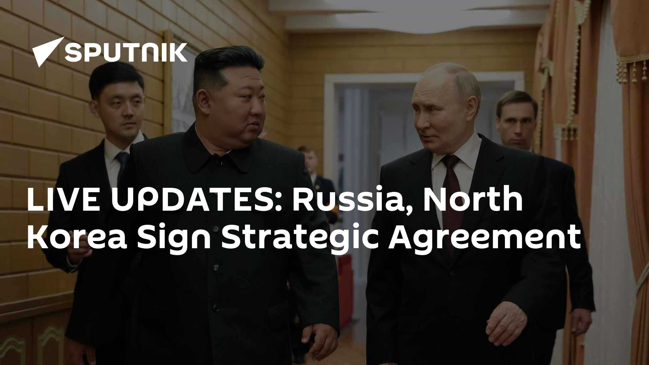 Live Updates: Russia Appreciates N Korea's Support for Russian Policy