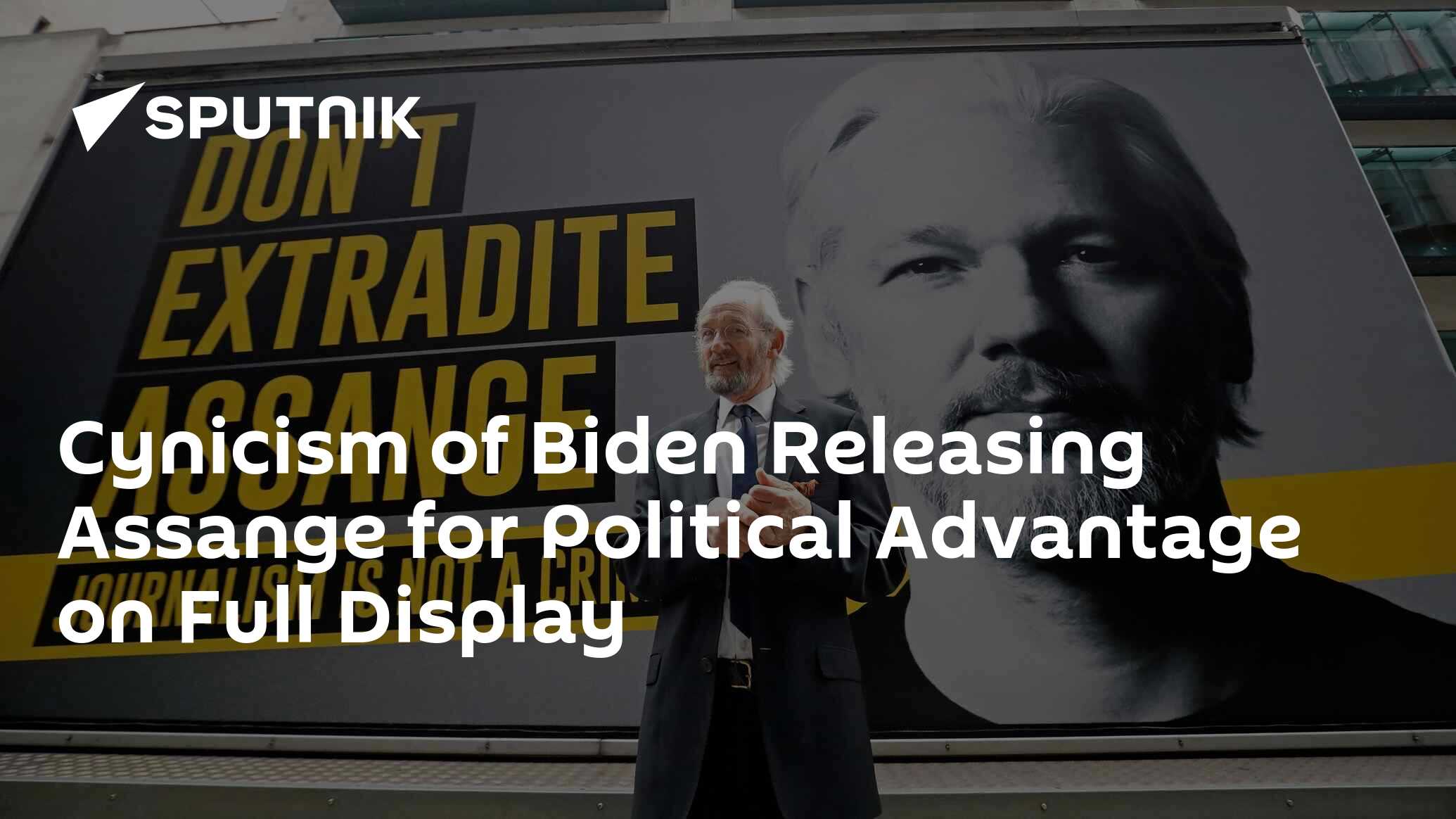 Cynicism of Biden Releasing Assange for Political Advantage on Full Display