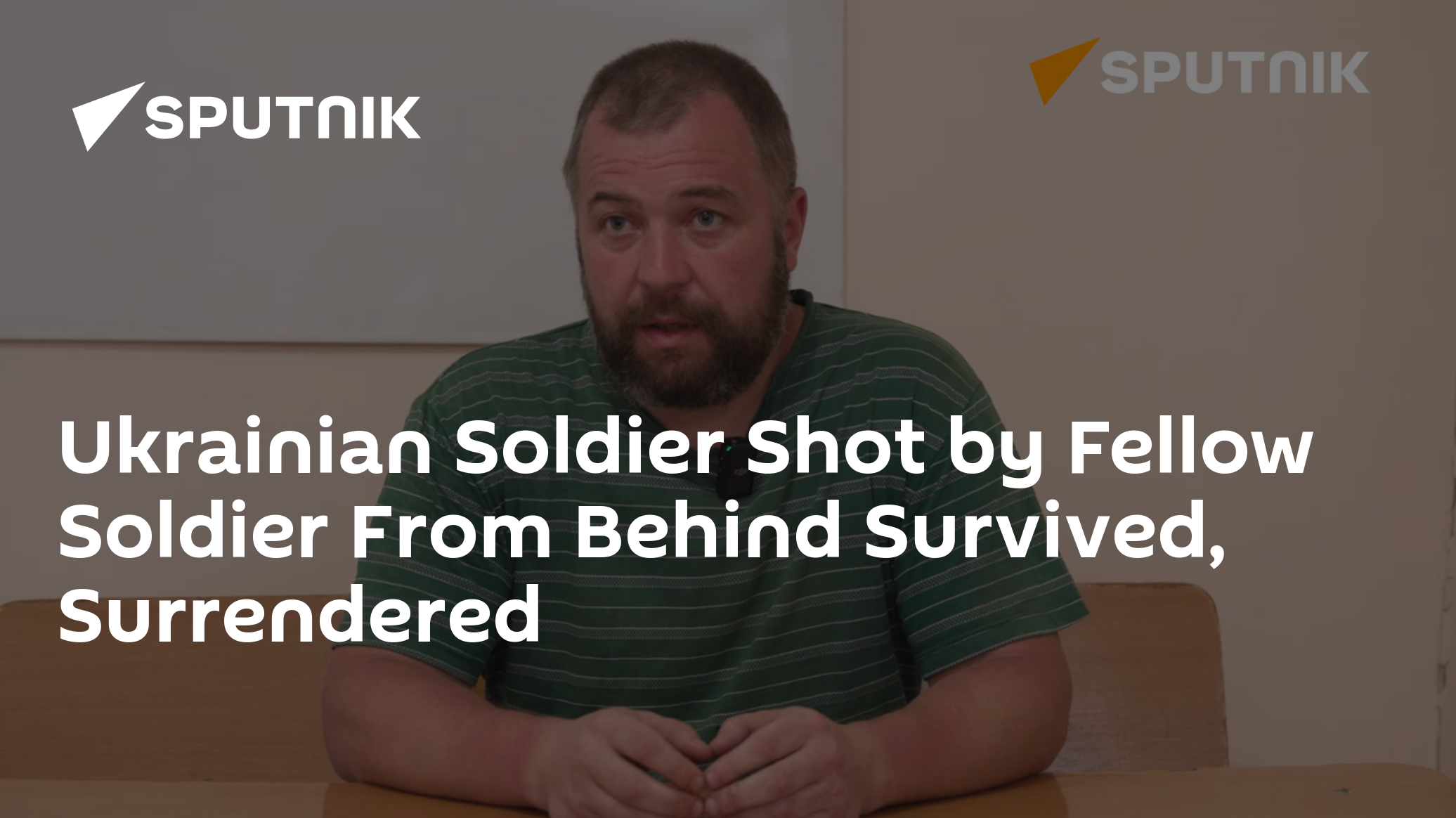 Ukrainian Soldier Shot by Fellow Soldier From Behind Survived ...