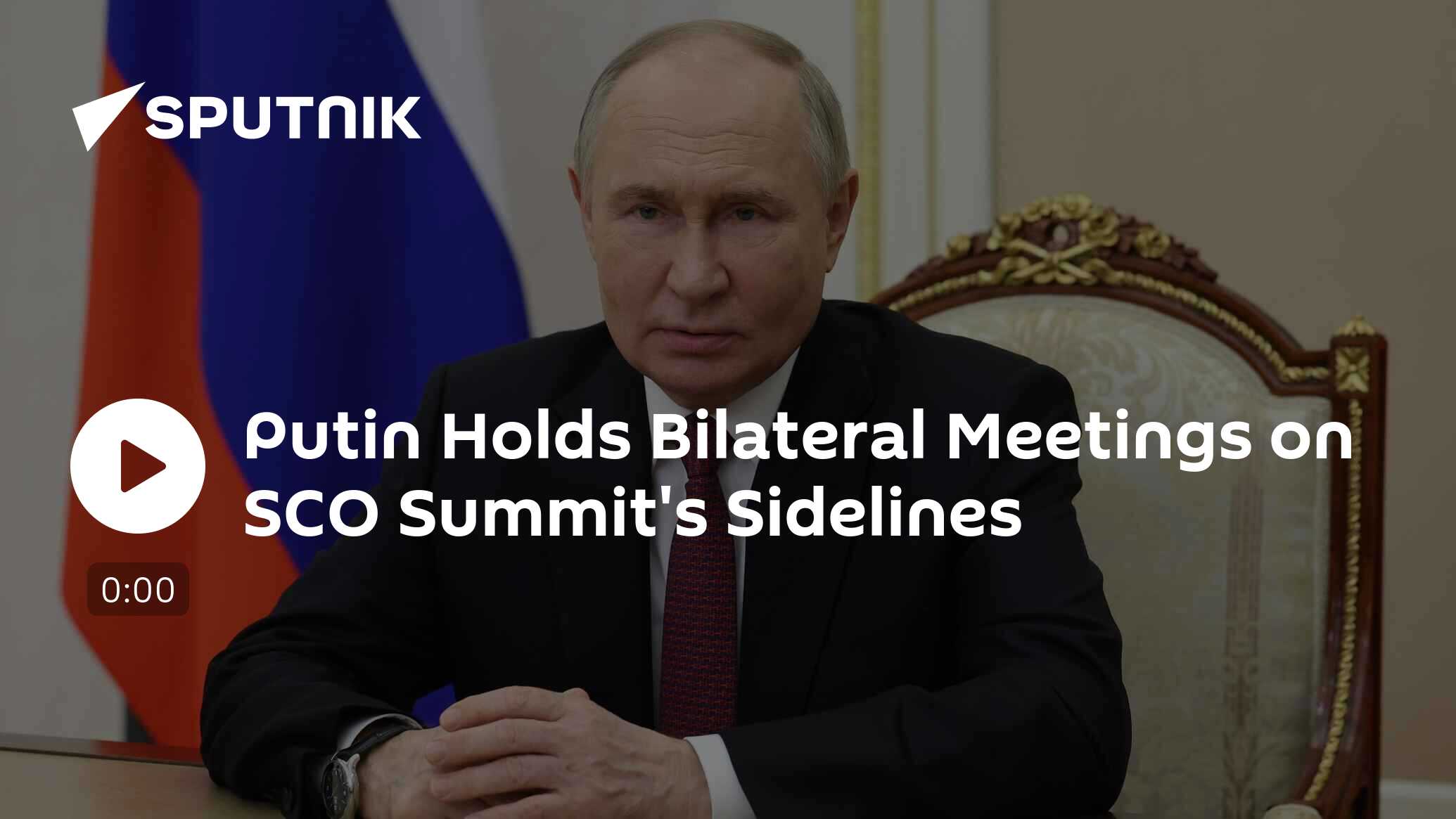 Putin Holds Bilateral Meetings on SCO Summit's Sidelines