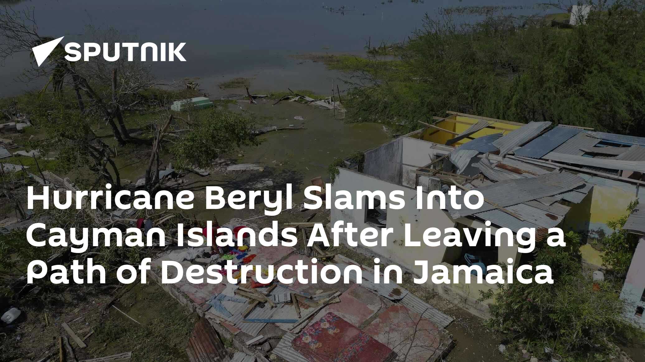 Hurricane Beryl Slams Into Cayman Islands After Leaving a Path of ...