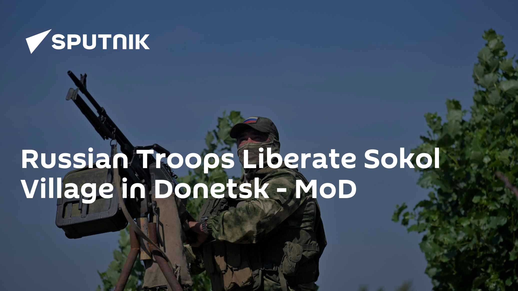 Russian Troops Liberate Sokol Village in Donetsk - MoD - South Africa Today