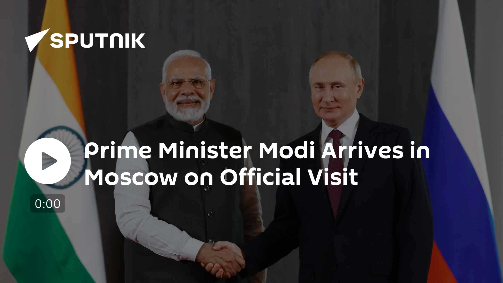 Prime Minister Modi Arrives in Moscow on Official Visit
