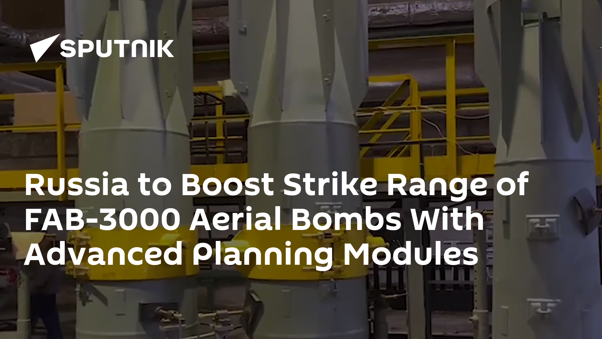 Russia to Boost Strike Range of FAB-3000 Aerial Bombs With Advanced ...