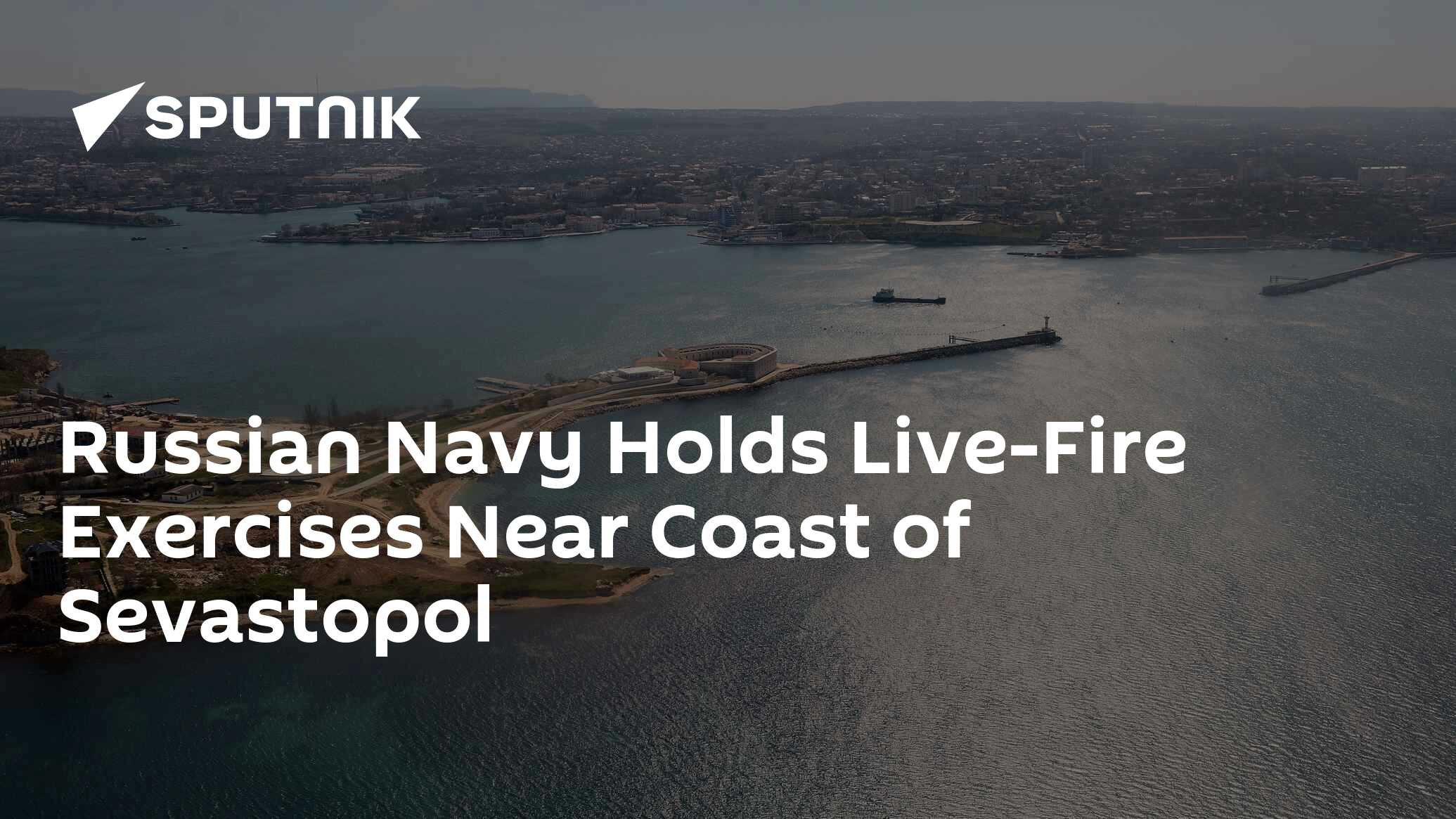 Russian Navy Holds Live-Fire Exercises Near Coast of Sevastopol
