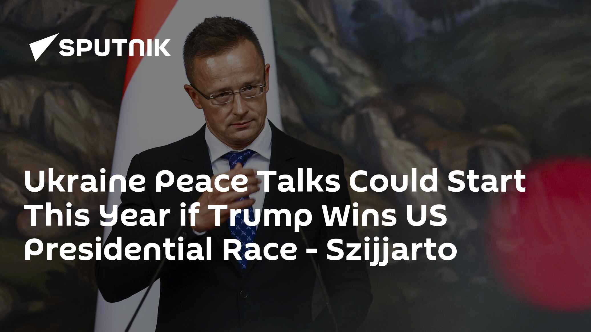 Ukraine Peace Talks Could Start This Year if Trump Wins US Presidential ...