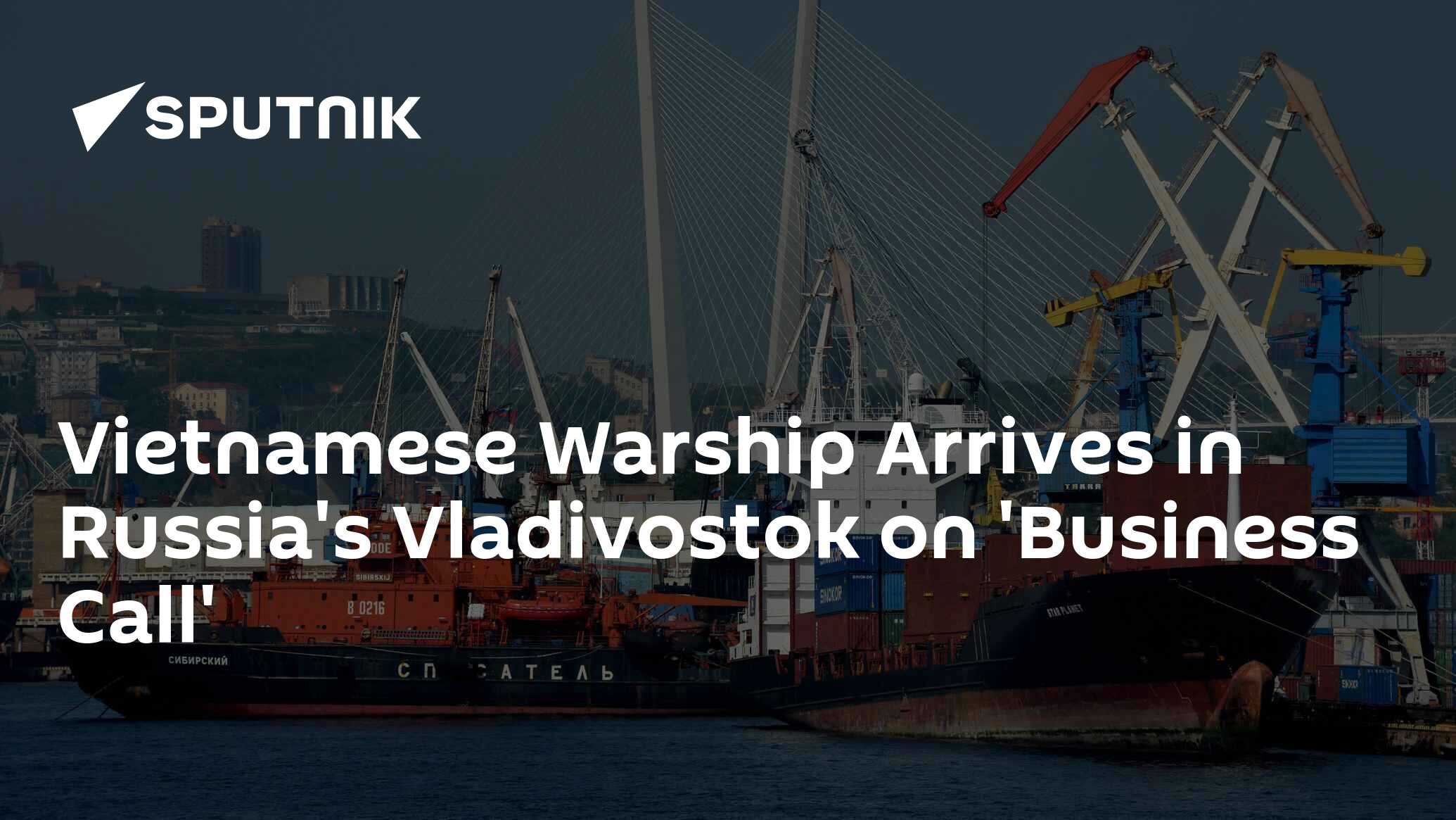 Vietnamese Warship Arrives in Russia's Vladivostok on 'Business Call'