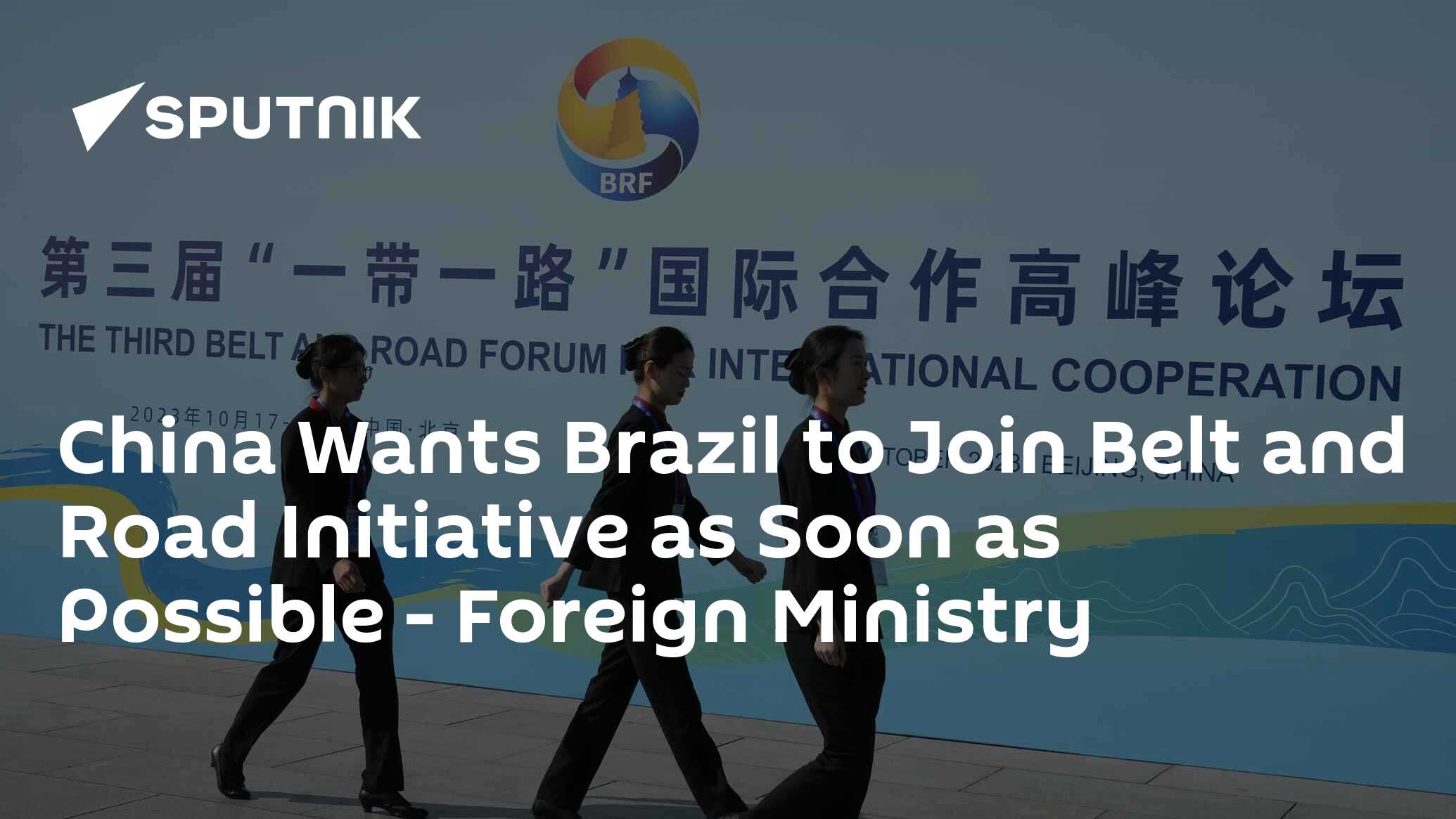 China Wants Brazil to Join Belt and Road Initiative as Soon as Possible ...