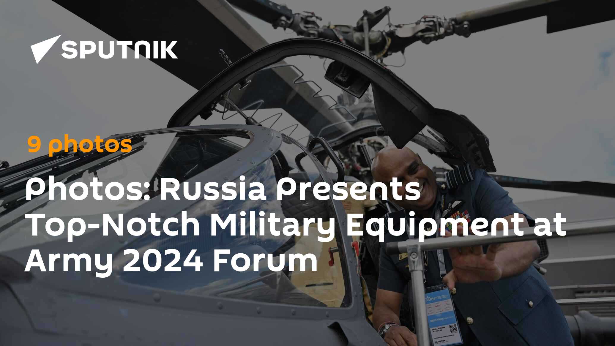 Photos: Russia Presents Top-Notch Military Equipment at Army 2024 Forum