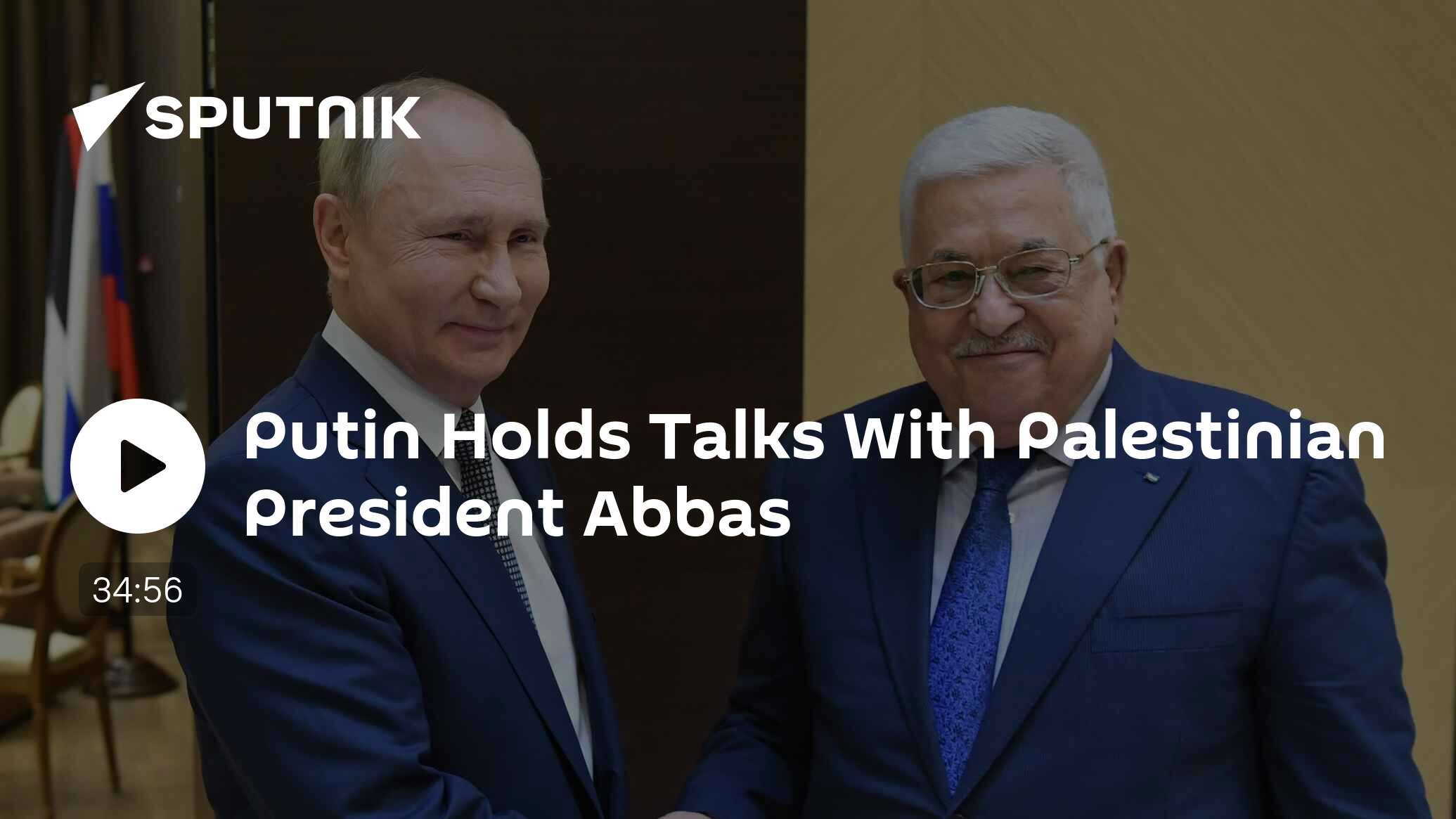 Putin Holds Talks With Palestinian President Abbas
