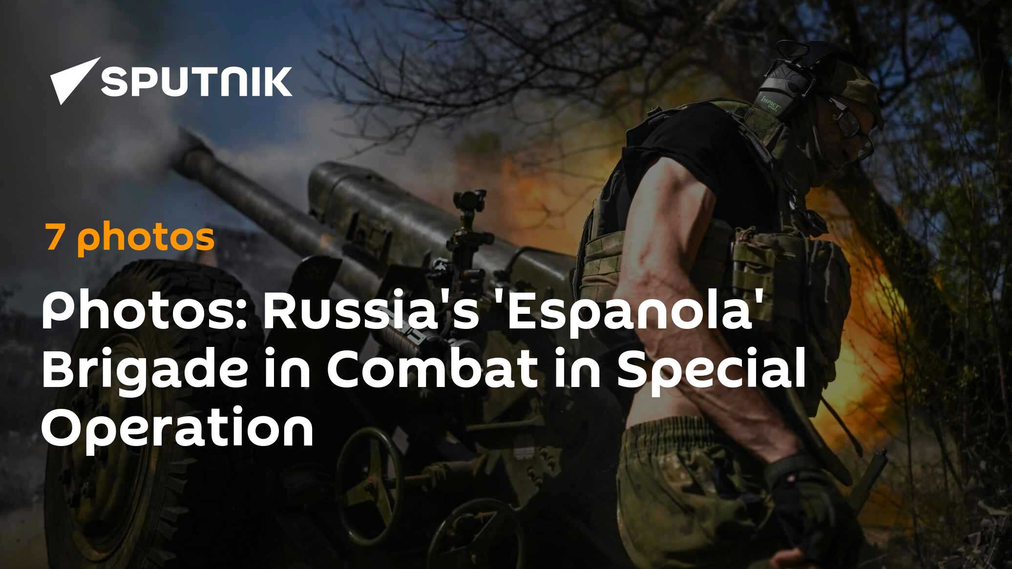 Photos: Combat Work of Russian 'Espanola' Brigade in Special Operation