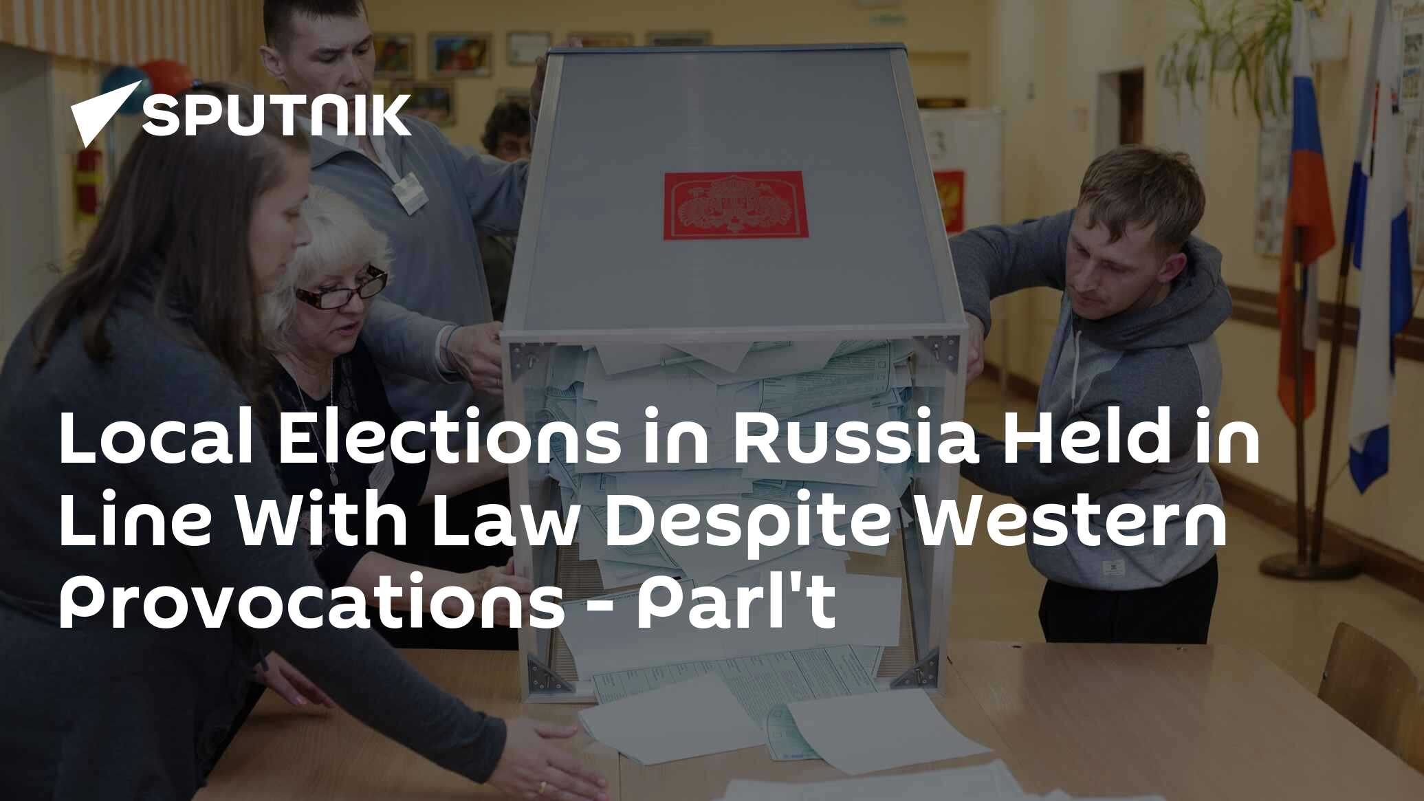 Local Elections in Russia Held in Line With Law Despite Western ...