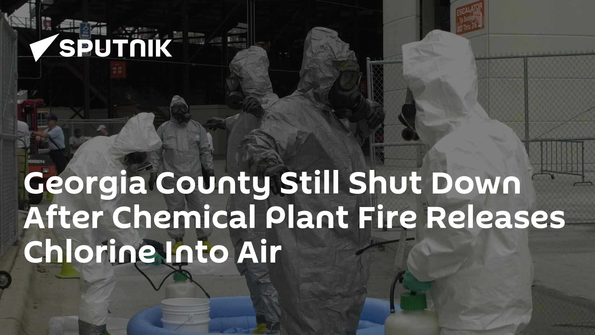 Georgia County Still Shut Down After Chemical Plant Fire Releases ...