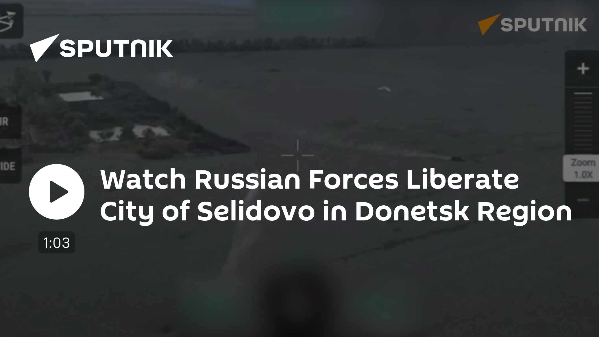 Watch Russian Forces Liberate City of Selidovo in Donetsk Region