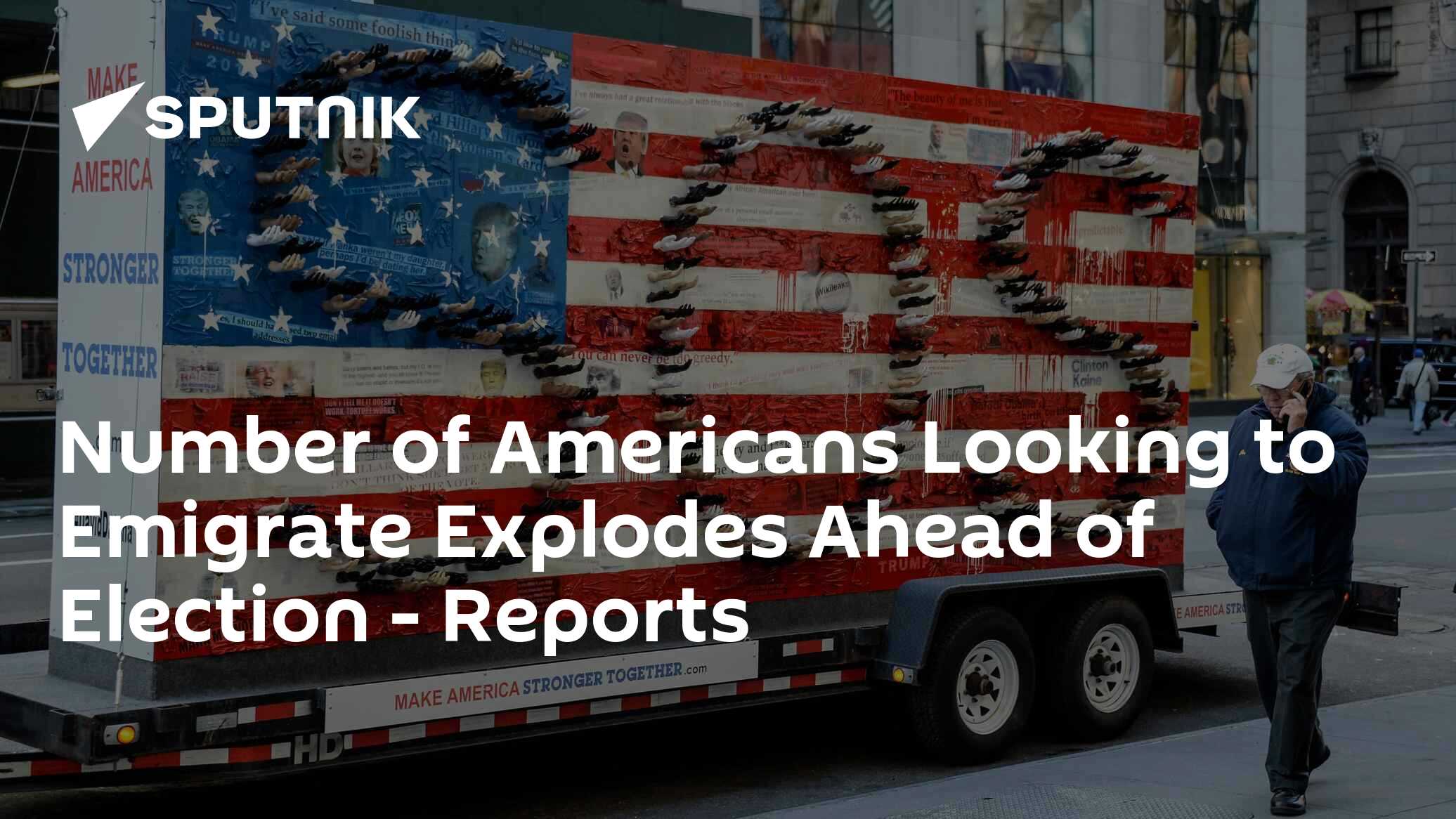 Number of Americans Looking to Emigrate Explodes Ahead of Election ...