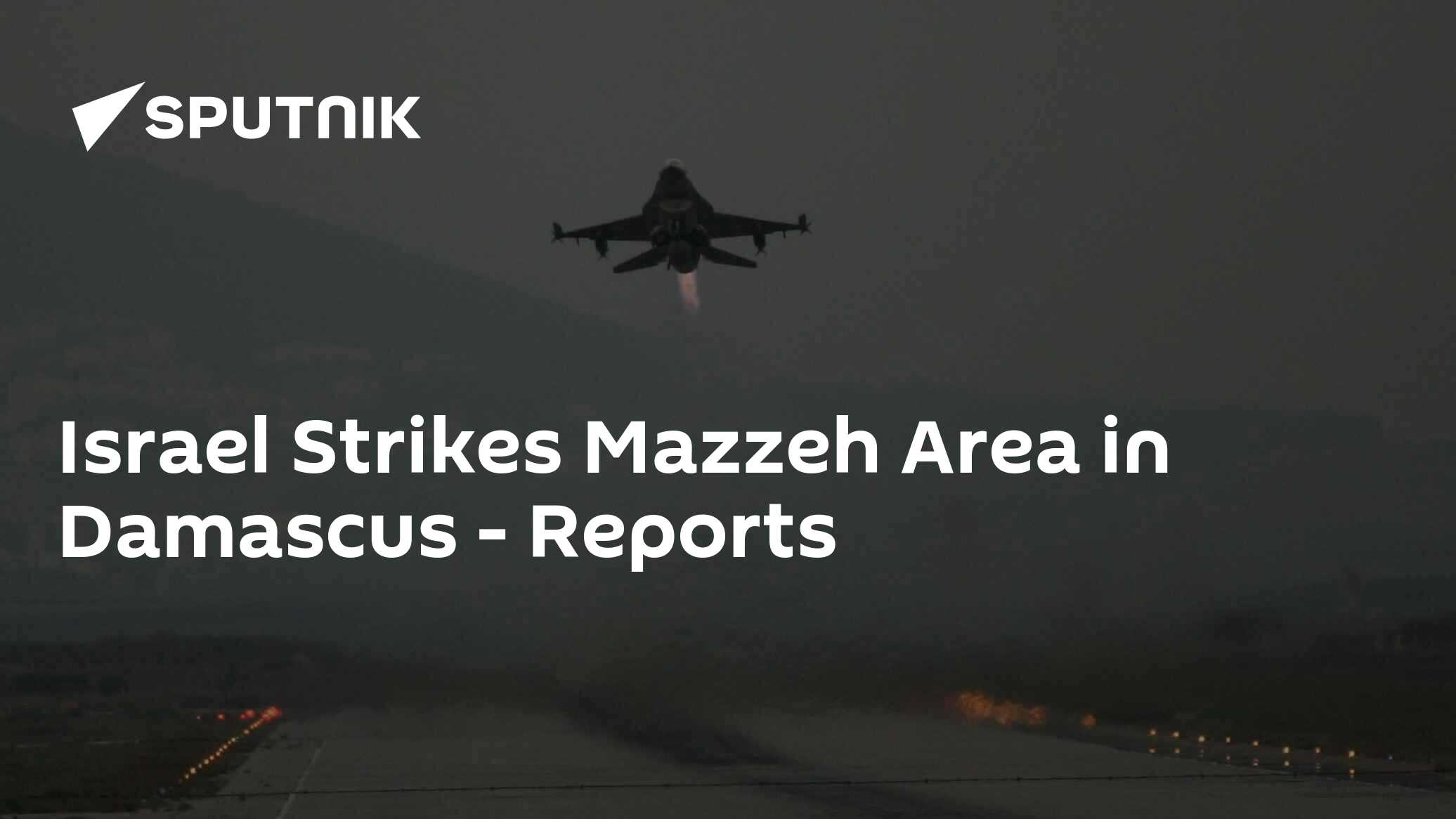 Israel Strikes Mazzeh Area in Damascus - Reports - South Africa Today