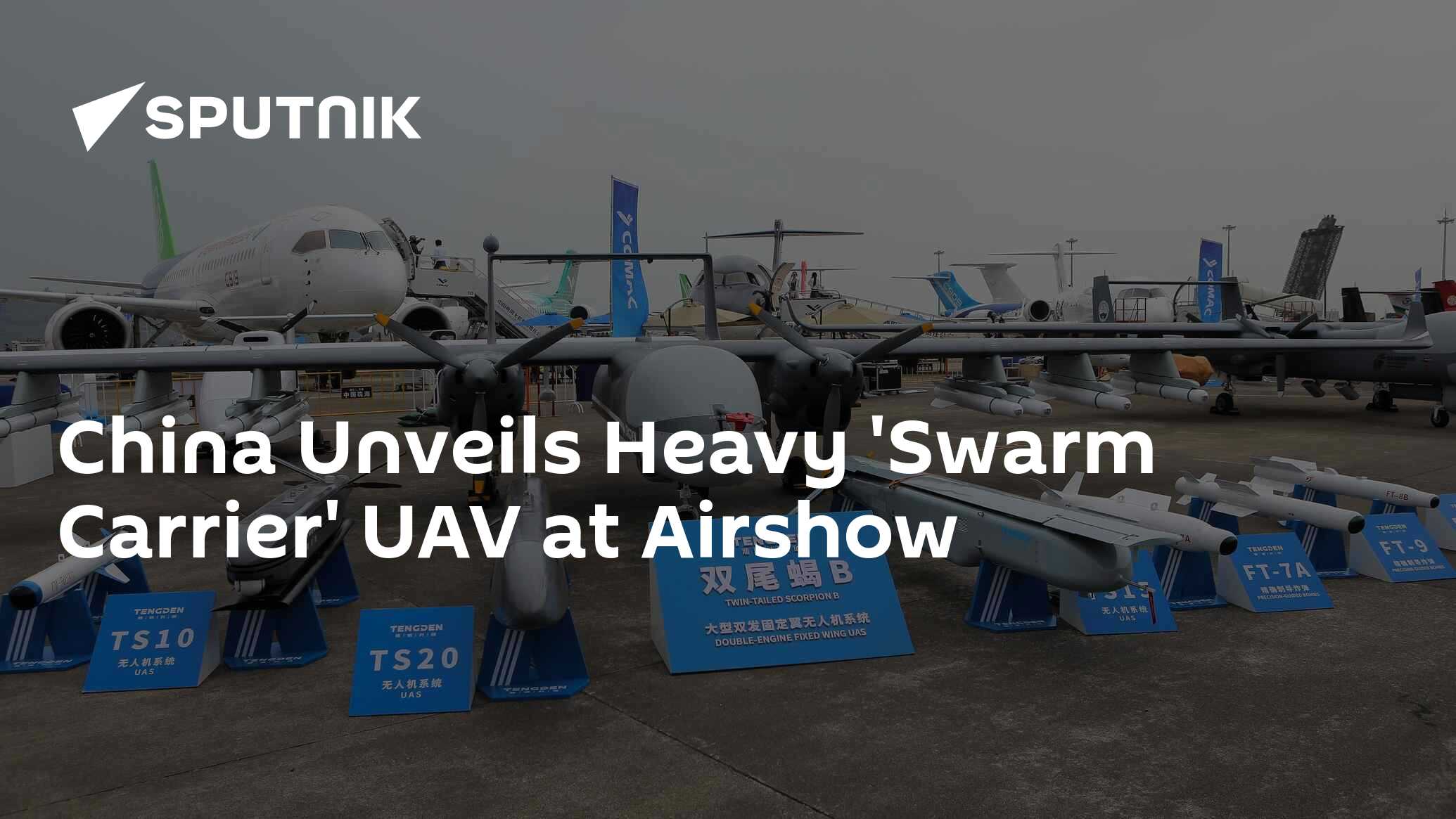 China Unveils Heavy 'Swarm Carrier' UAV at Airshow
