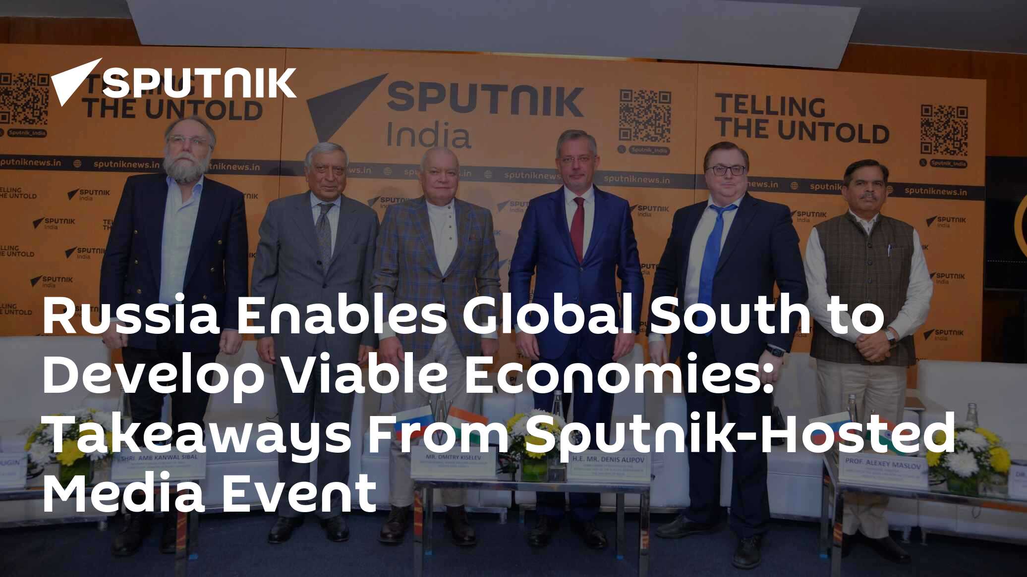Russia Enables Global South to Develop Viable Economies: Takeaways From Sputnik-Hosted Media Event