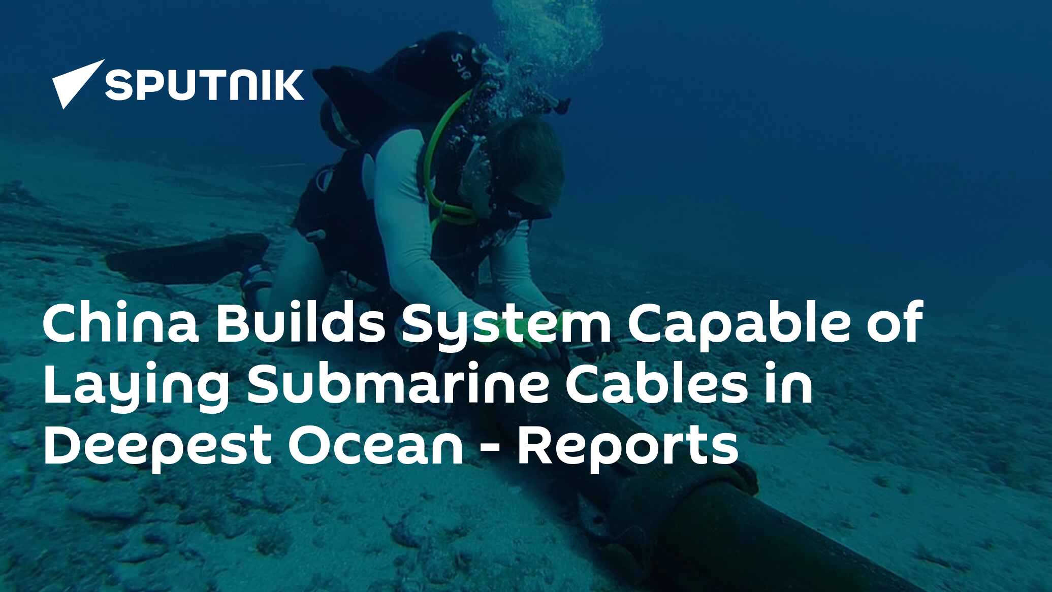 China Builds System Capable of Laying Submarine Cables in Deepest Ocean ...
