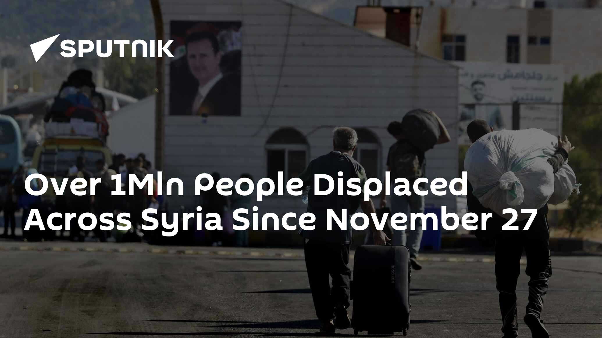 Over 1Mln People Displaced Across Syria Since November 27 - UN