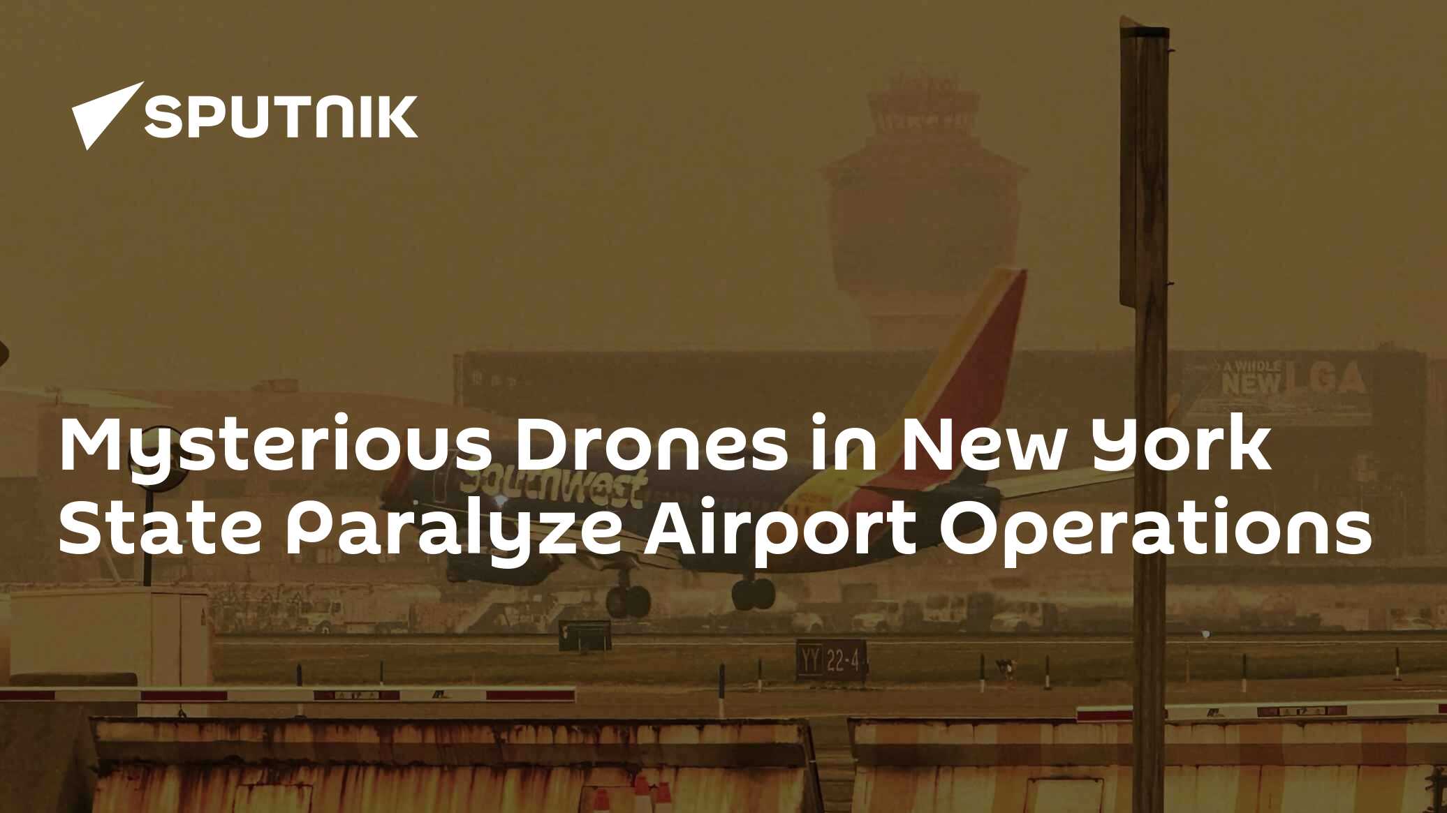 Mysterious Drones in New York State Paralyze Airport Operations