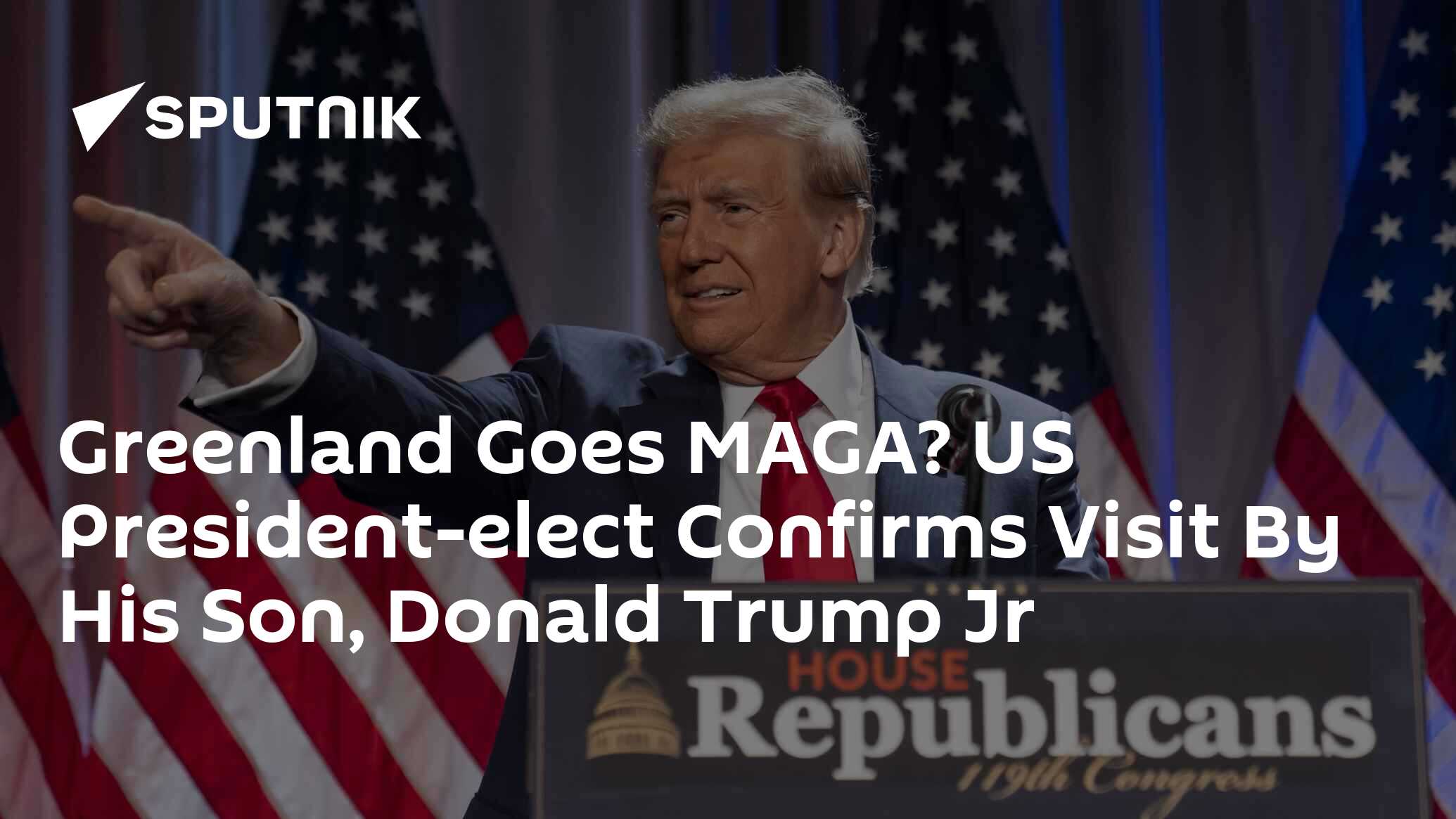 Greenland Goes MAGA? US President-elect Confirms Visit By His Son ...
