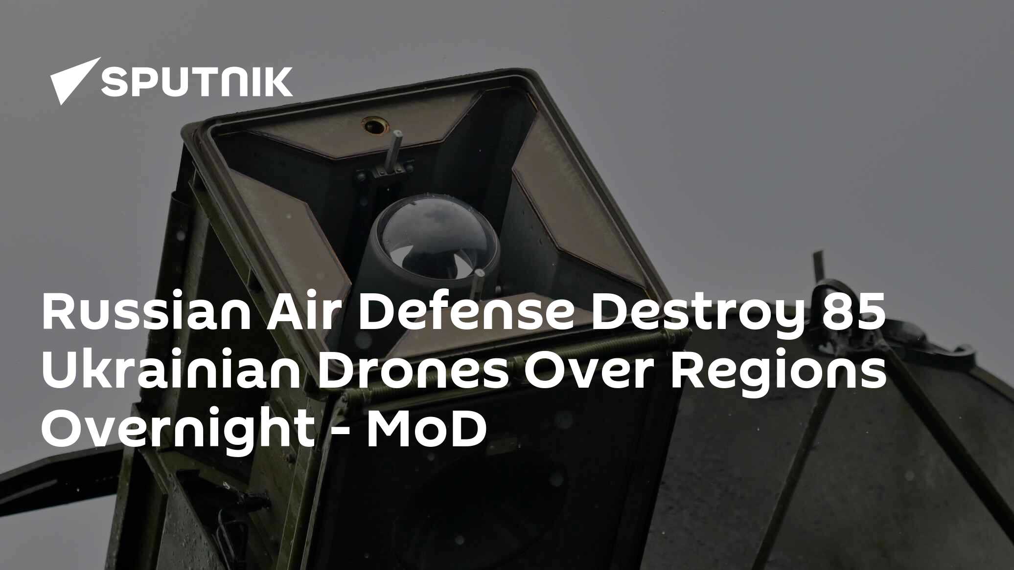 Russian Air Defense Destroy 85 Ukrainian Drones Over Regions Overnight ...