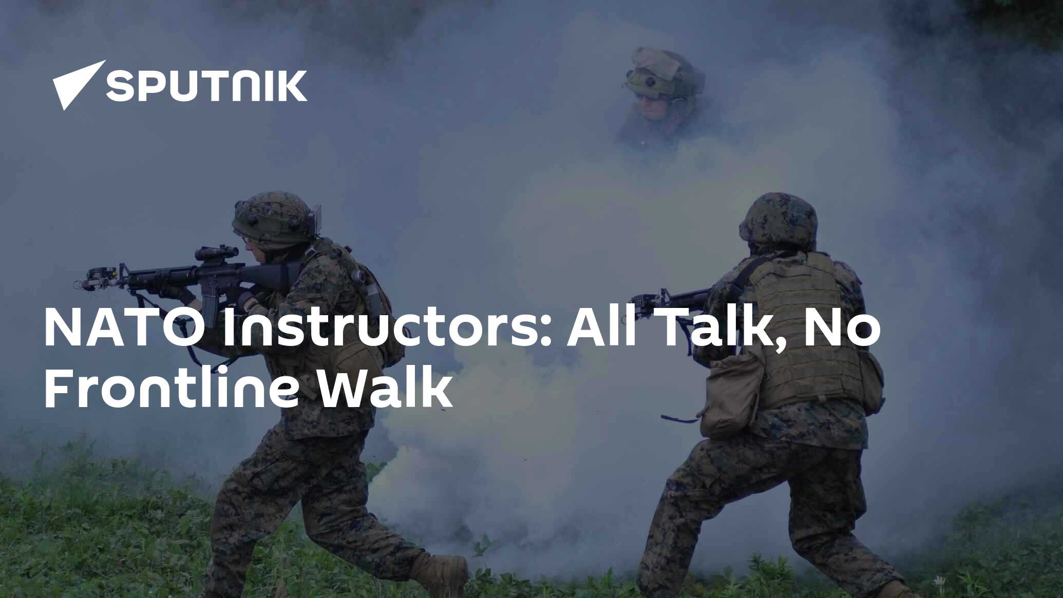 NATO Instructors: All Talk, No Frontline Walk