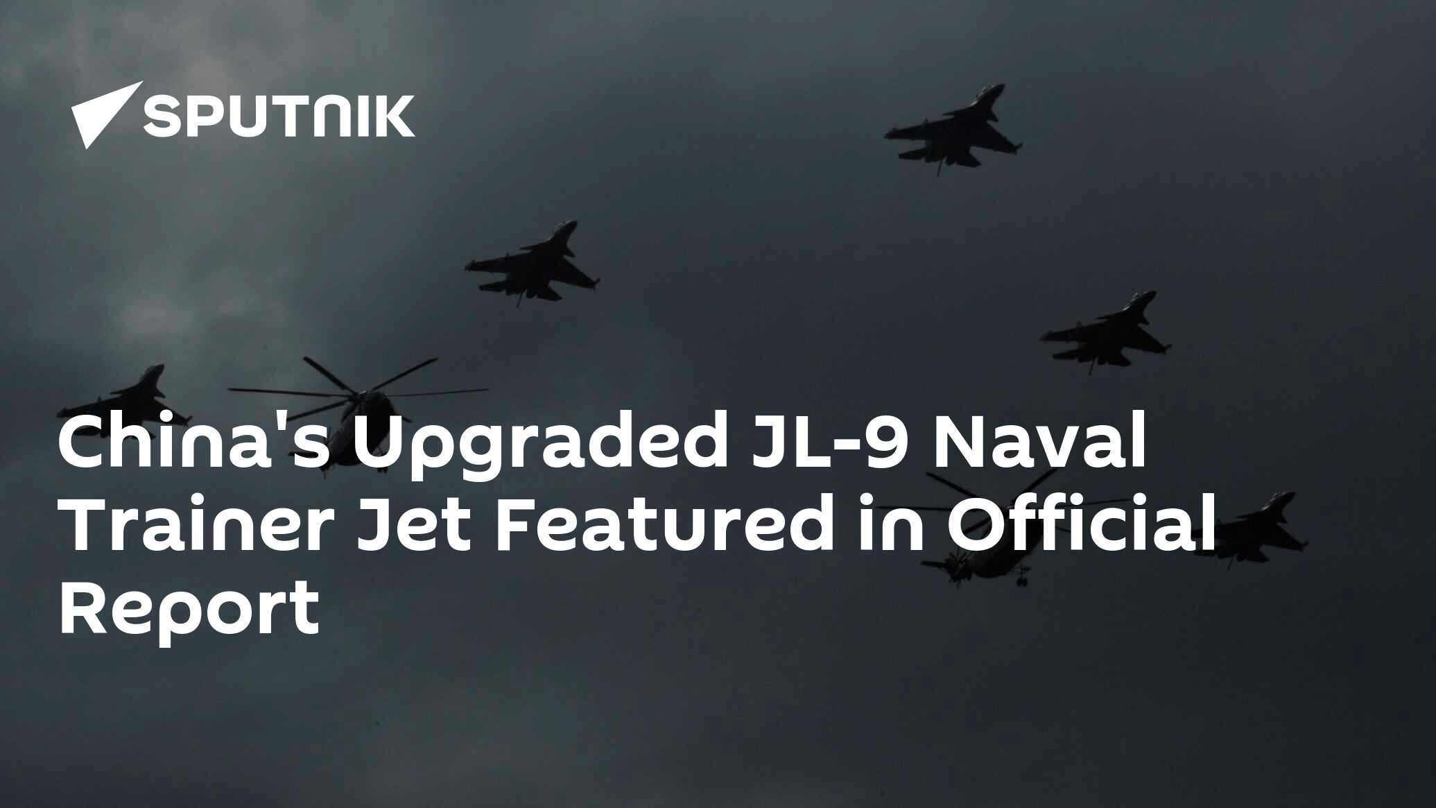 China's Upgraded JL-9 Naval Trainer Jet Featured in Official Report