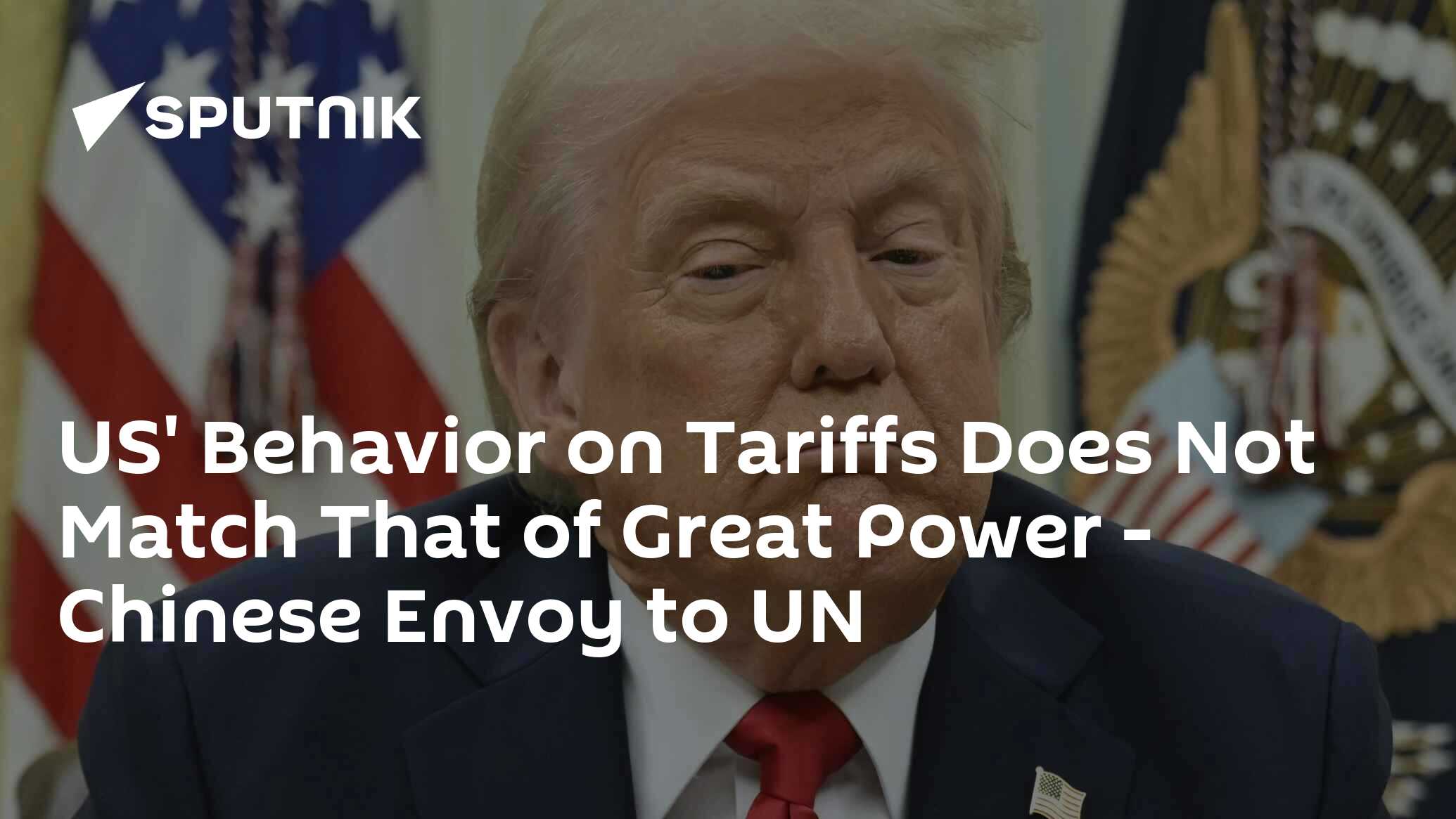 US' Behavior on Tariffs Does Not Match That of Great Power - Chinese ...