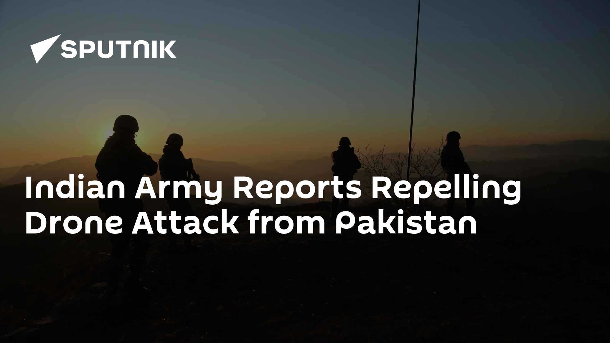 Indian Army Reports Repelling Drone Attack from Pakistan