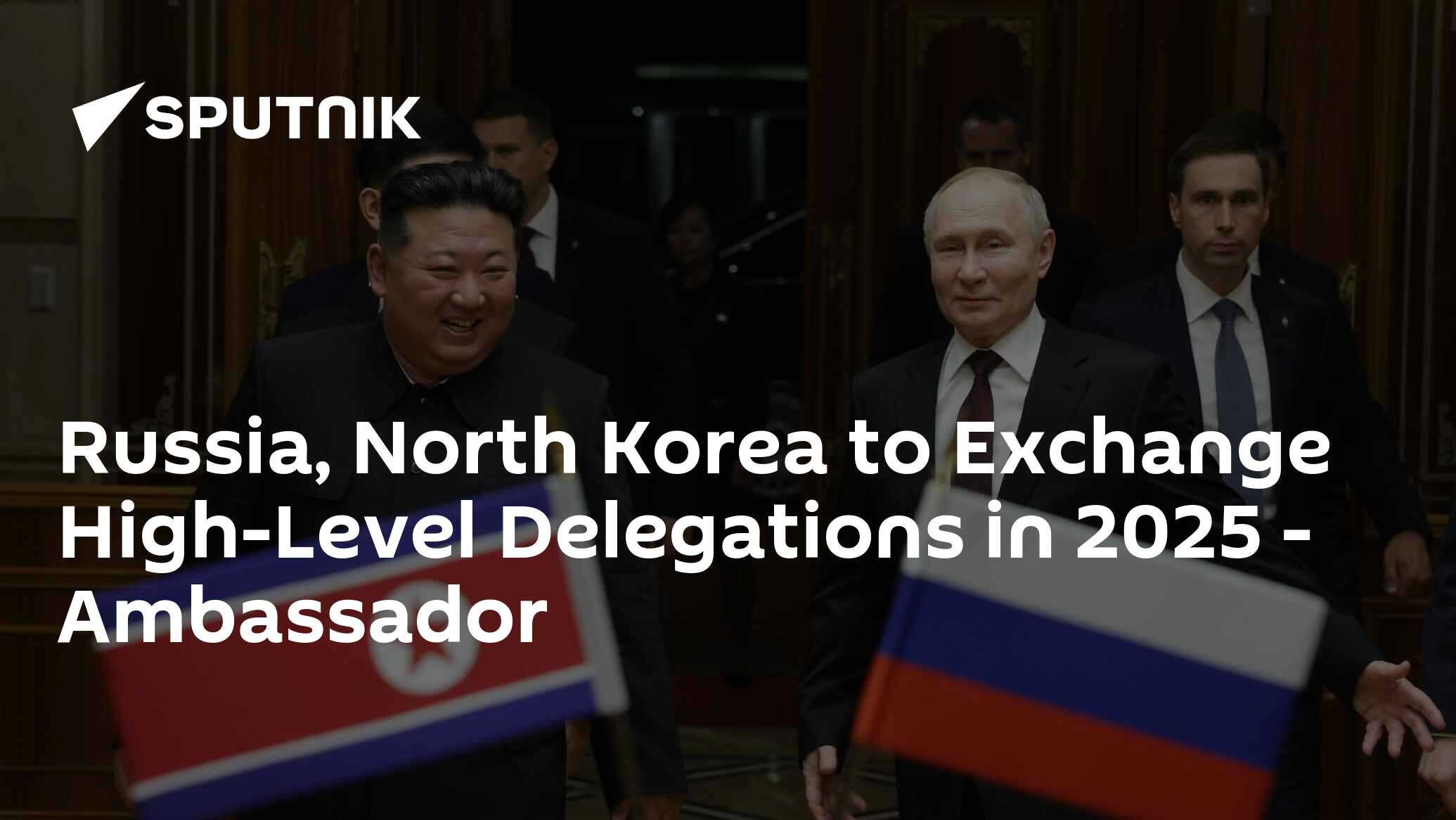 Russia, North Korea to Exchange High-Level Delegations in 2025 - Ambassador