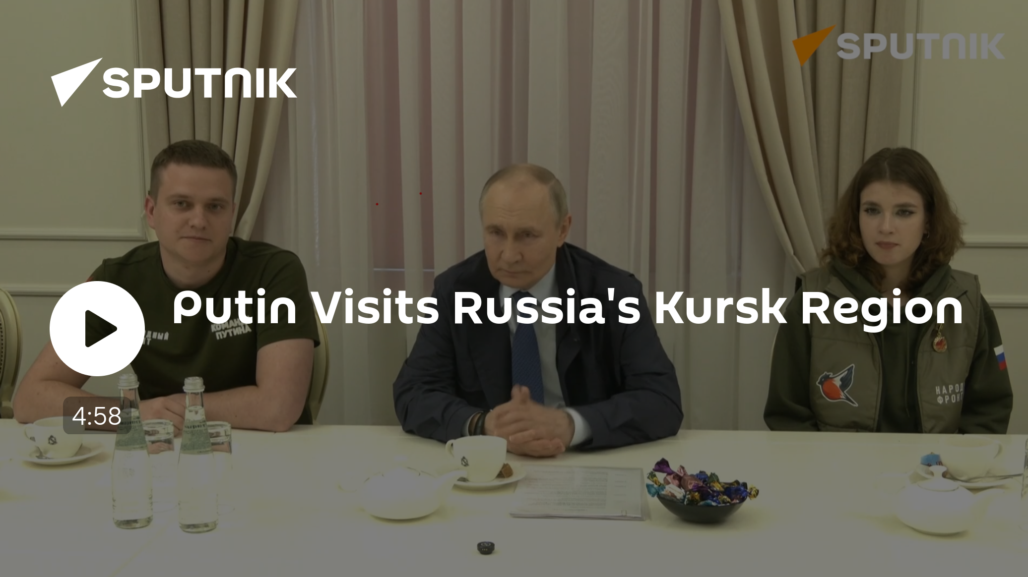 Putin Visits Russia's Kursk Region